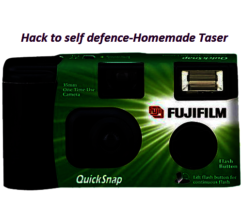 Hack to Self Defence-Homemade Taser : 4 Steps - Instructables