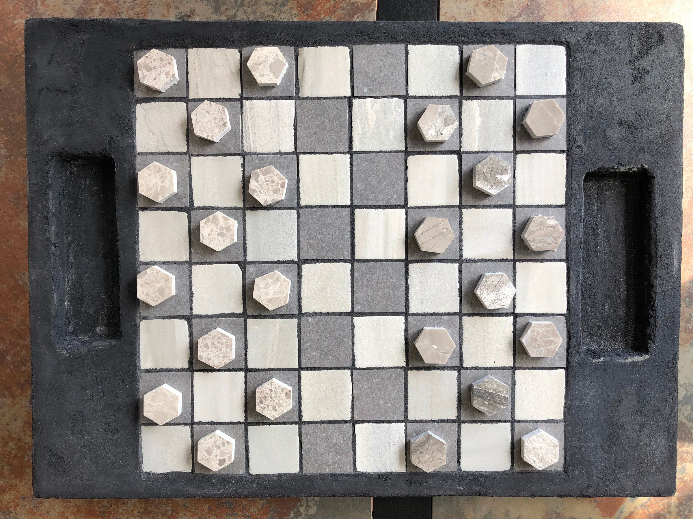 Concrete Checkerboard With Pieces : 11 Steps (with Pictures ...
