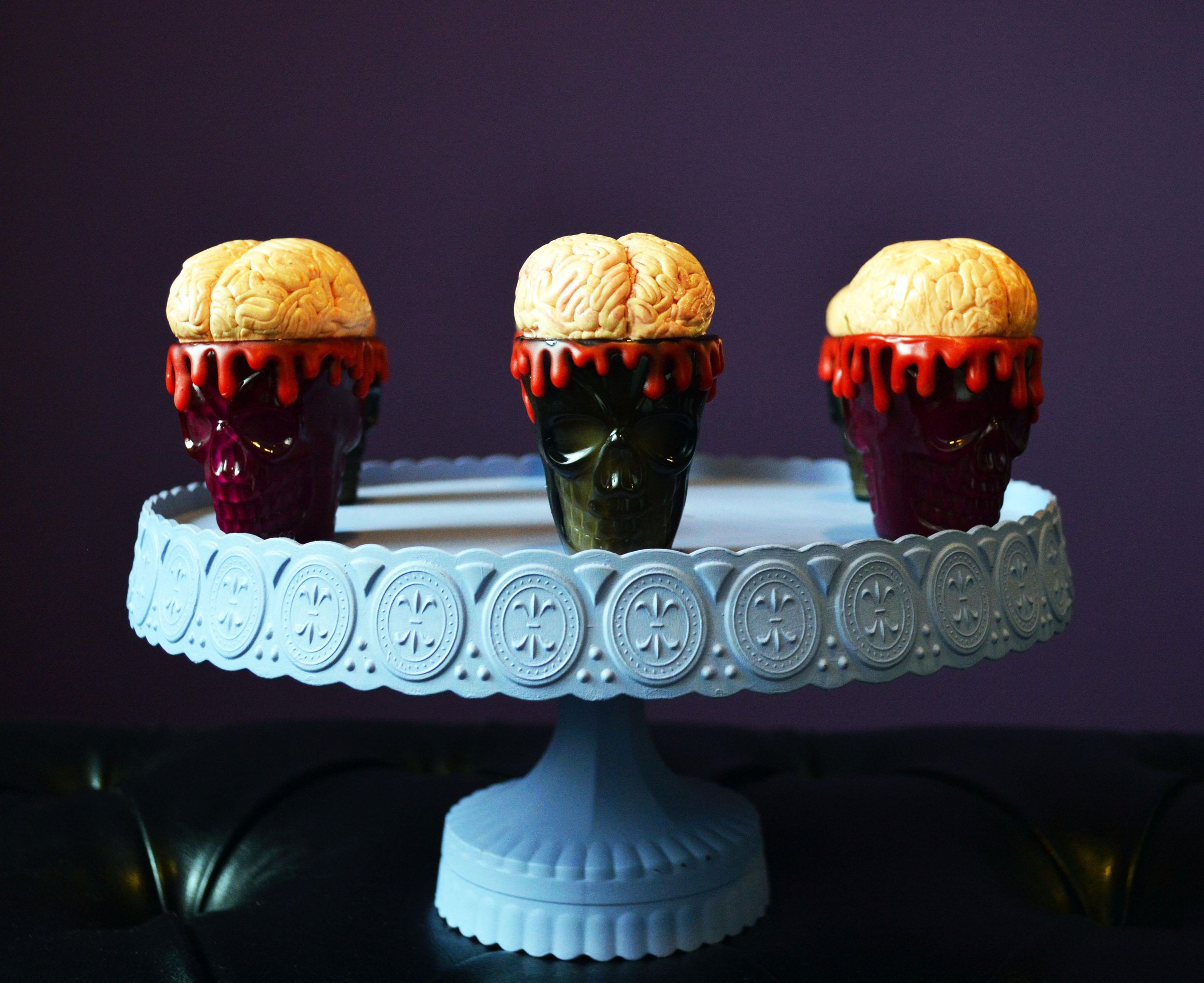 Chocolate Raspberry Brain Halloween Dessert : 11 Steps (with Pictures ...