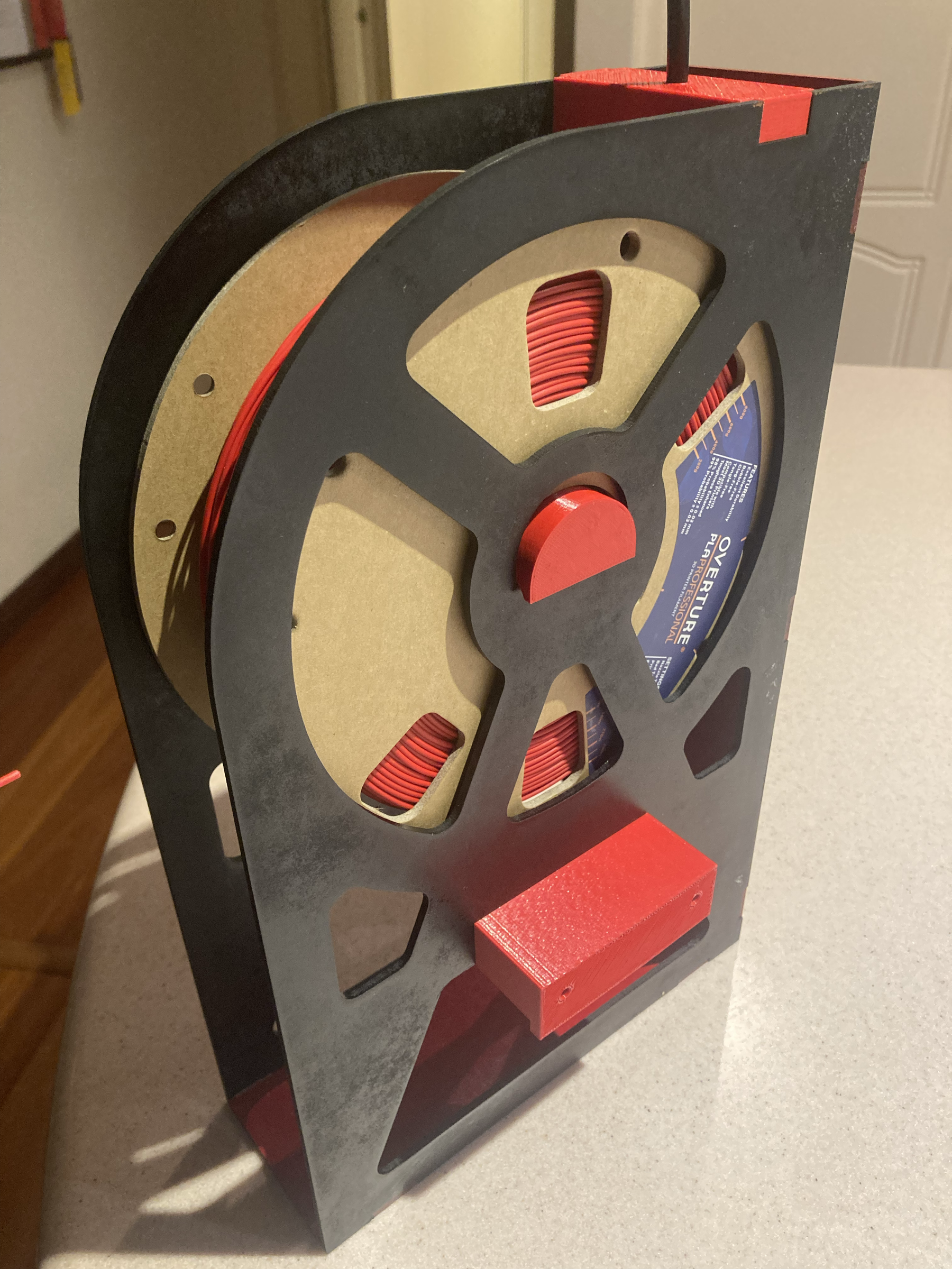 FlashForge Finder Filament Spool Holder : 7 Steps (with Pictures ...