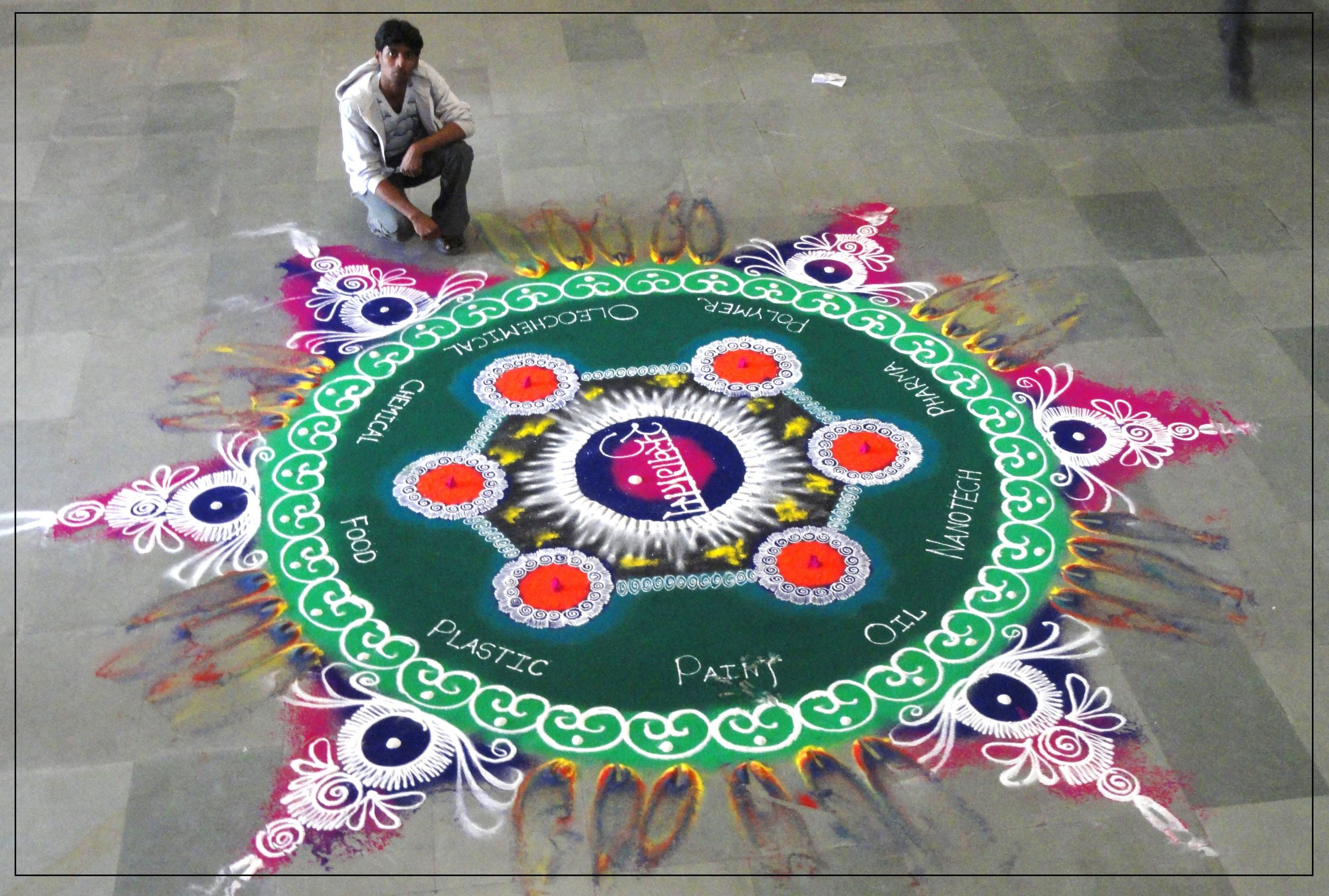 Galicha Rangoli... Sanskarbharati Rangoli - Instructables