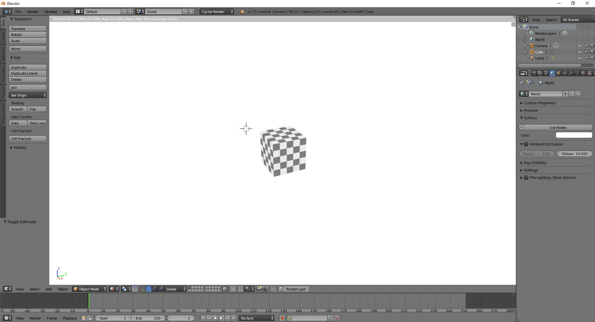 How to Texture a Cube in Blender : 4 Steps - Instructables