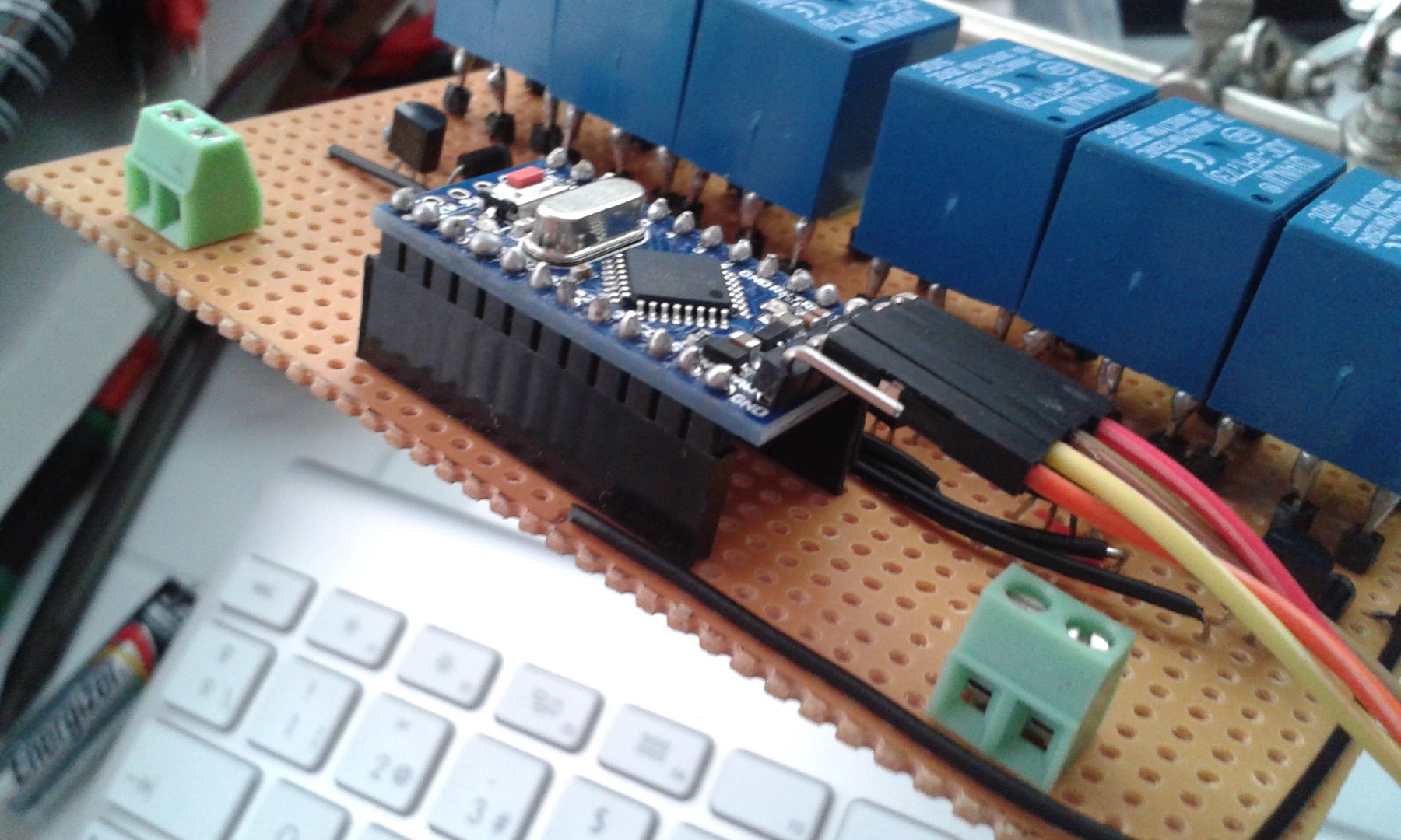 EL Wire - Arduino Mini Pro - Relay Controller Module 6 Channels : 9 ...