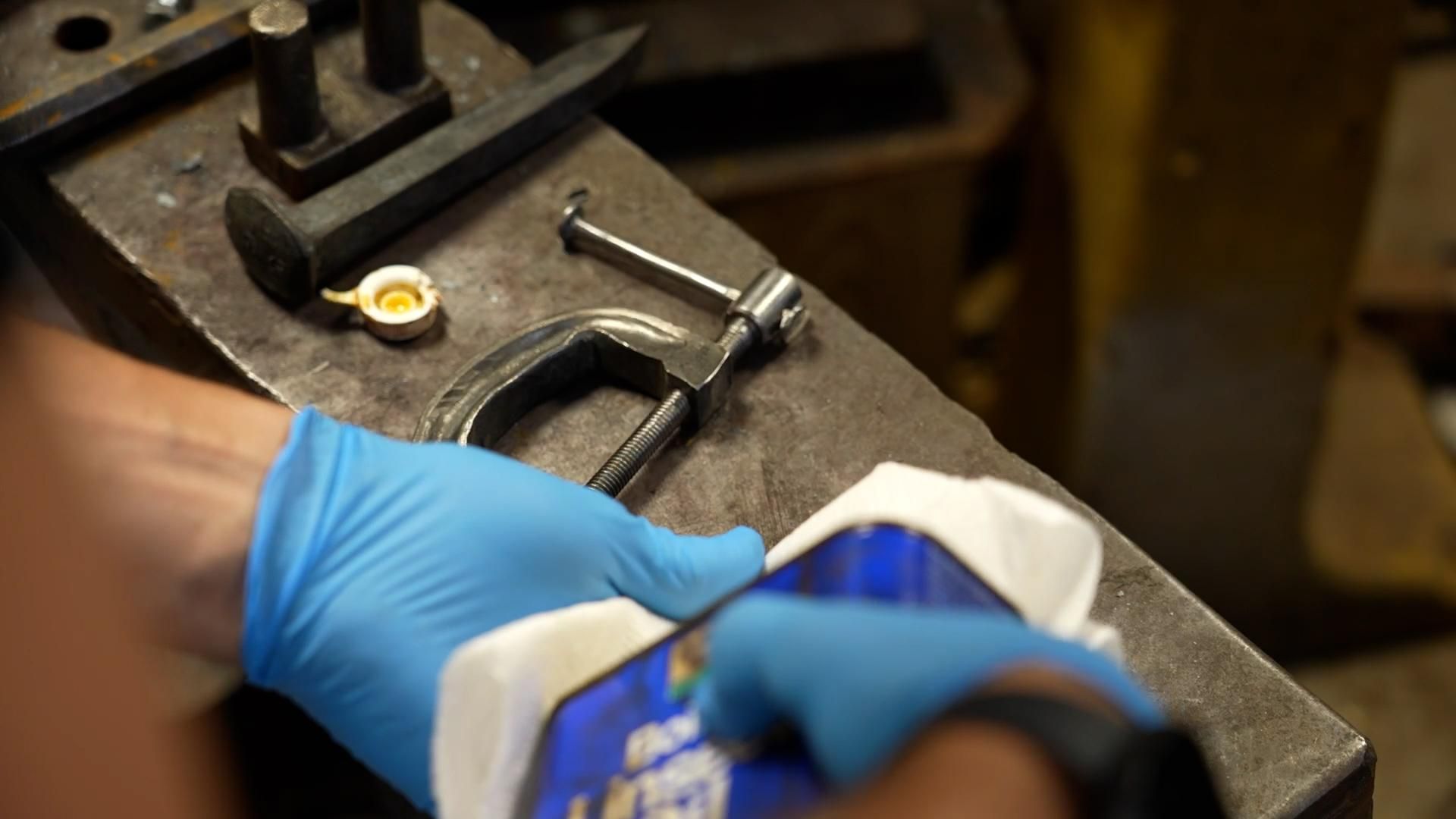 Making a C-Clamp From a Railroad Spike : 13 Steps (with Pictures ...