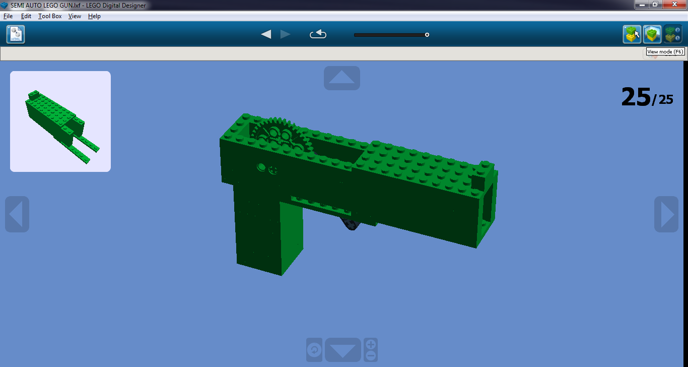 Lego Gun : 4 Steps - Instructables