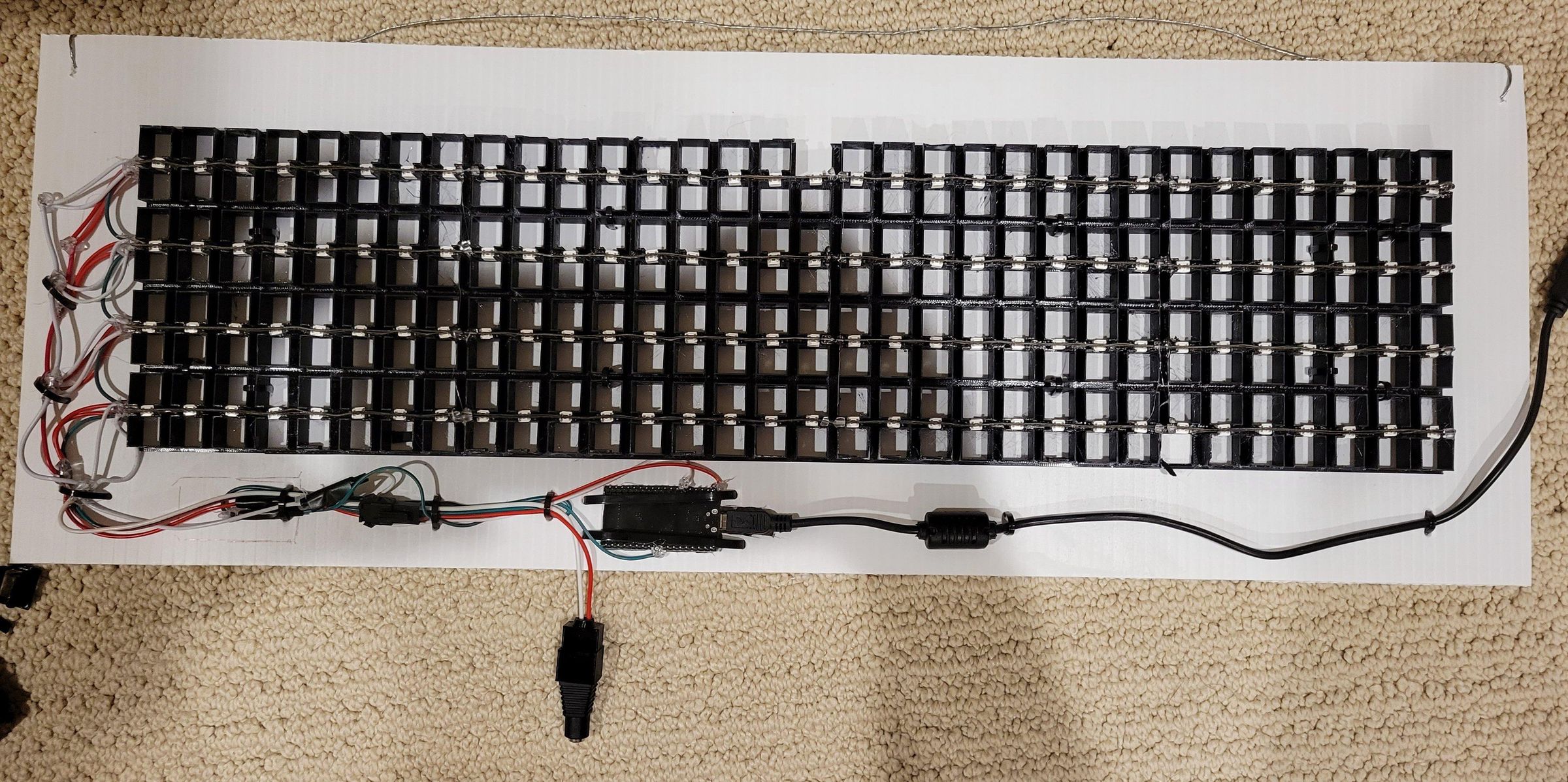 Pixelli 3D Printed WS2812B LED Strip Matrix : 5 Steps - Instructables