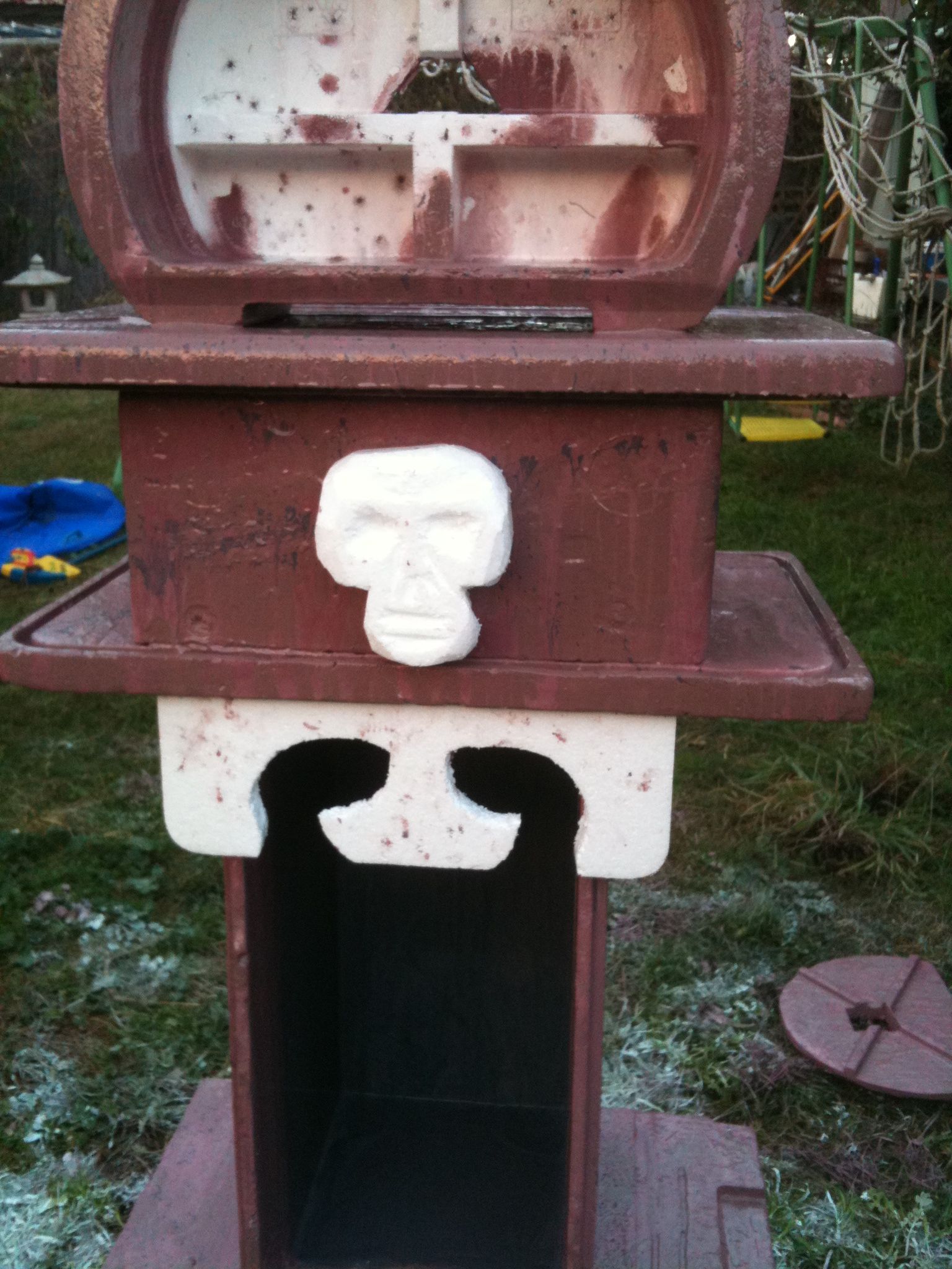 Styrofoam Halloween Grandfather Clock - Instructables