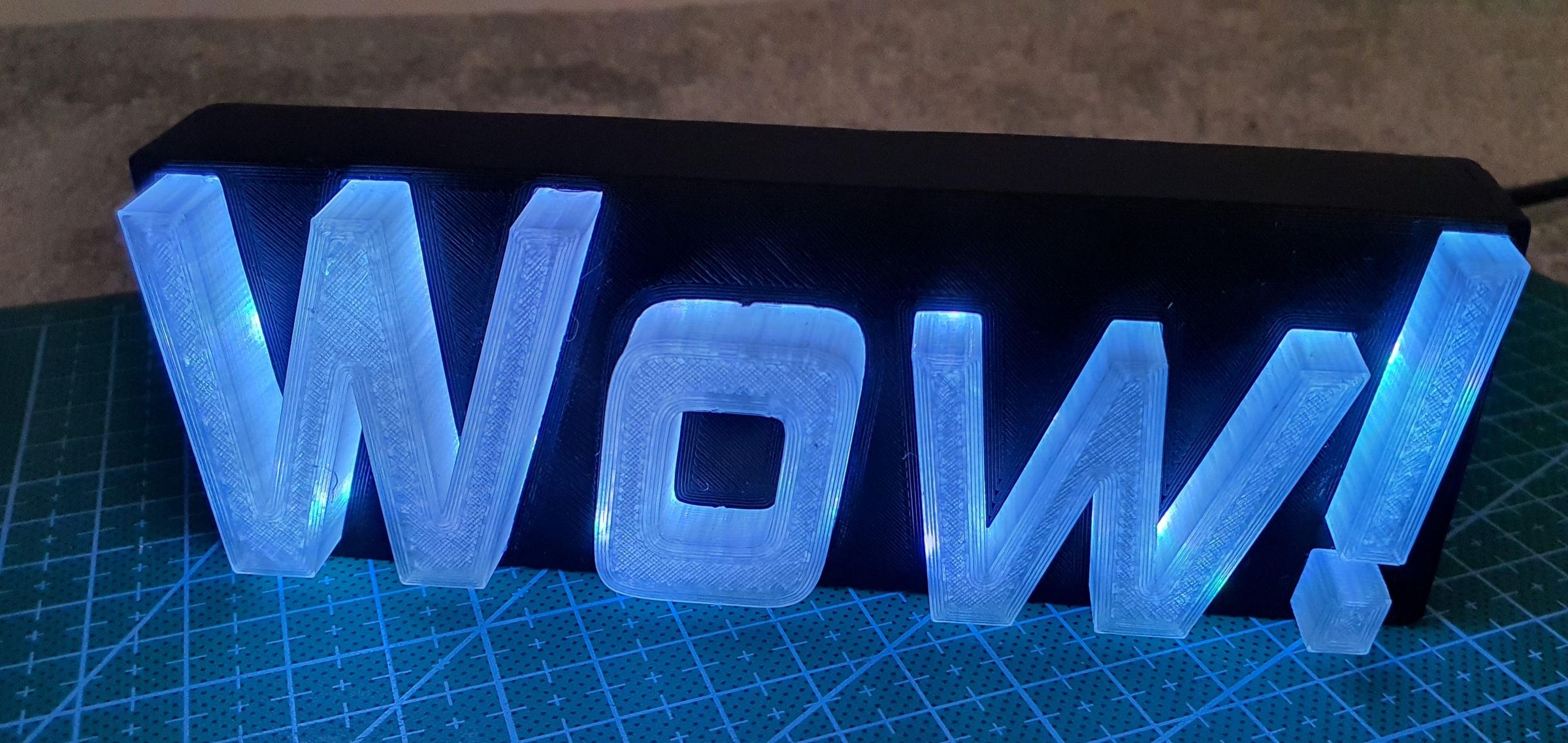 Simple LED WOW! Sign : 3 Steps (with Pictures) - Instructables