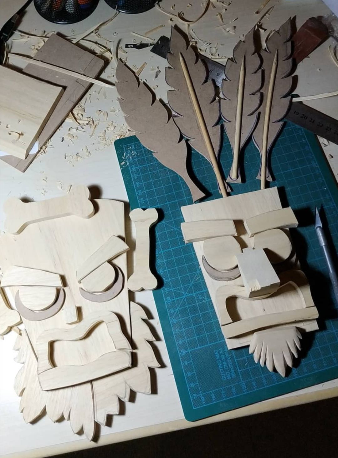 Wooden Aku Aku & Uka Uka Masks : 6 Steps (with Pictures) - Instructables