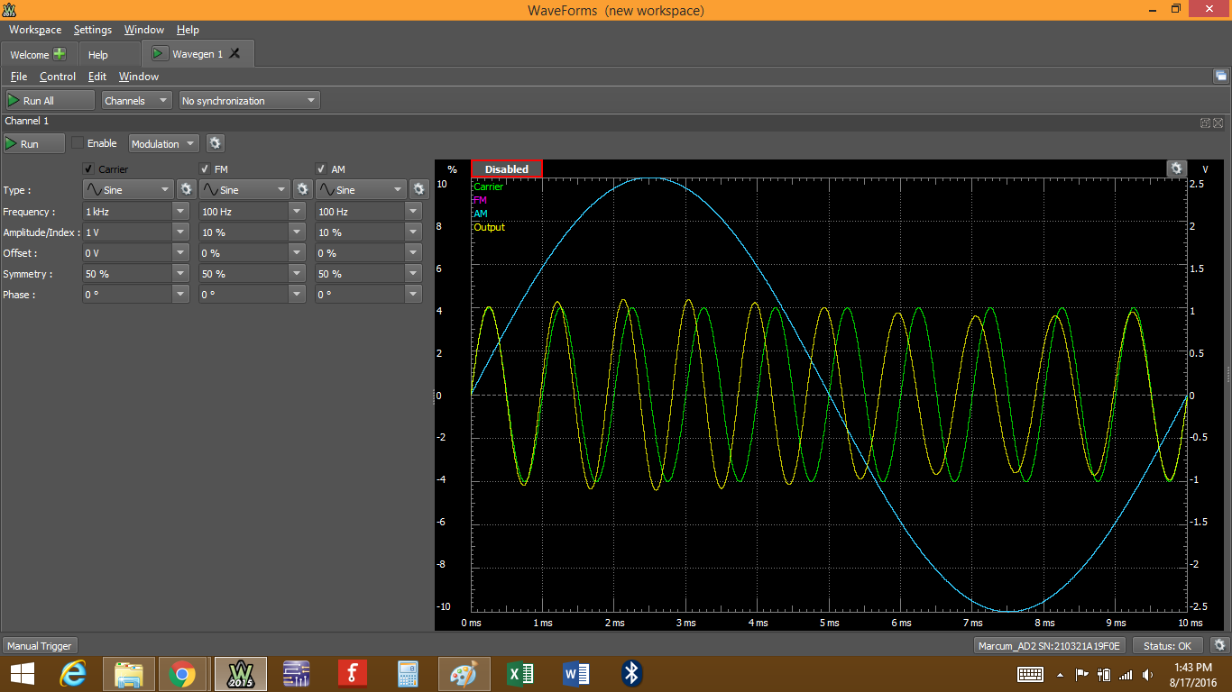 Using the Waveform Generator With the Analog Discovery 2 : 11 Steps - Instructables