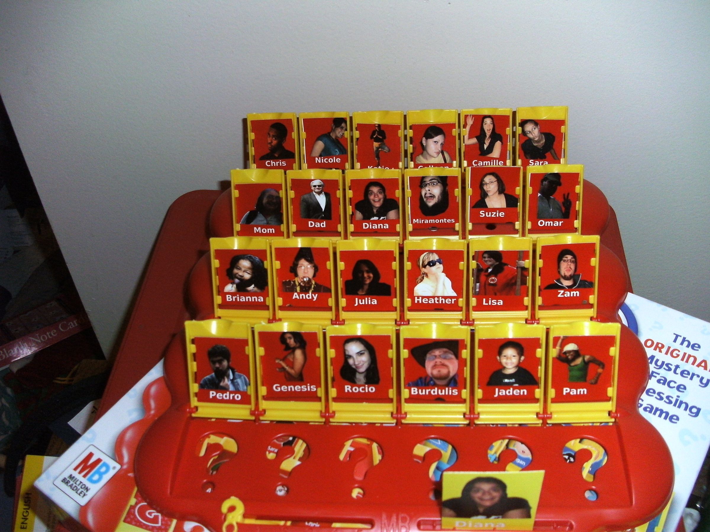 Personalized Guess Who : 14 Steps (with Pictures) - Instructables