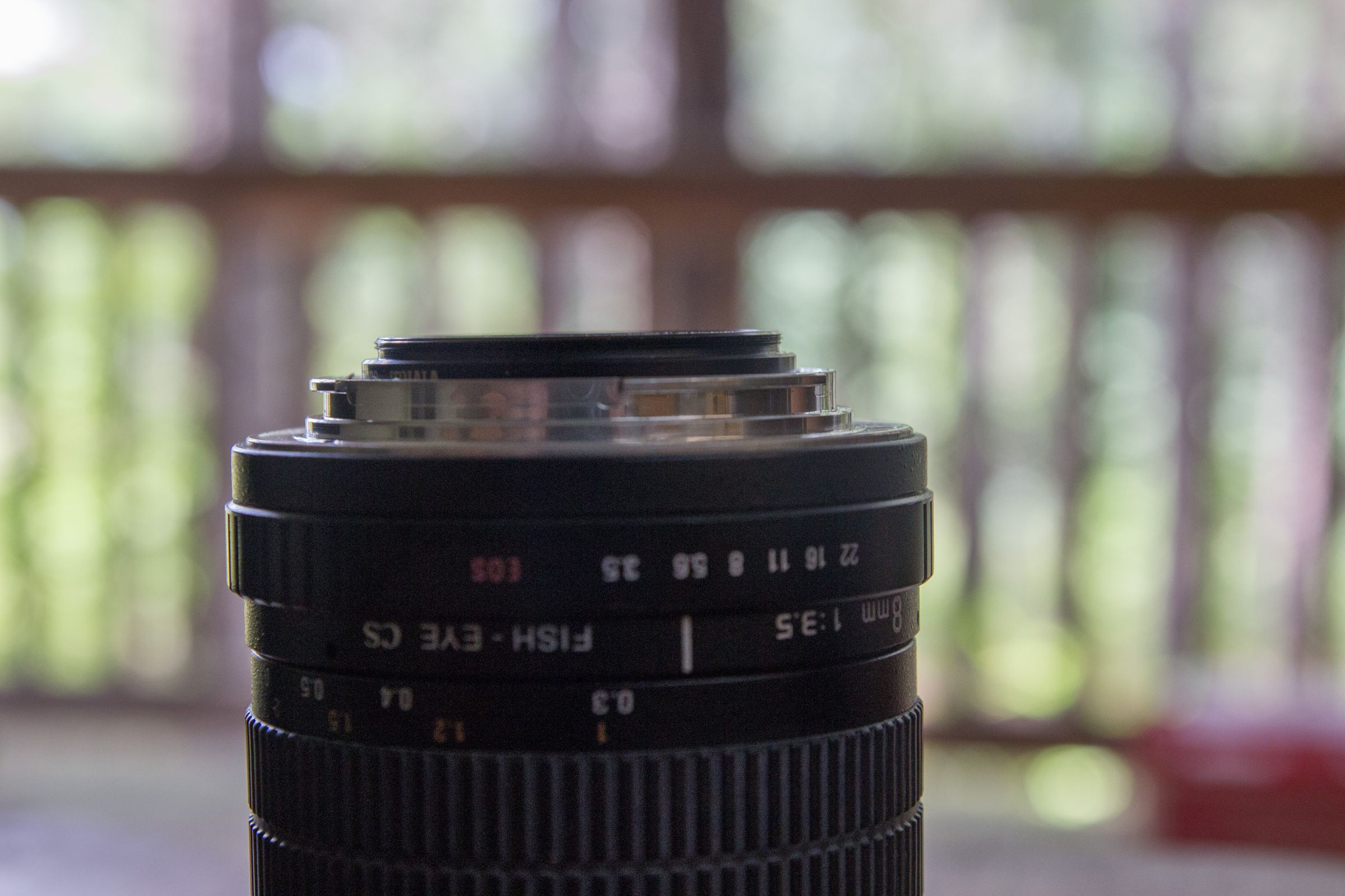 Rokinon 8mm Lens Rear Mounted Filter on a Canon : 3 Steps (with ...