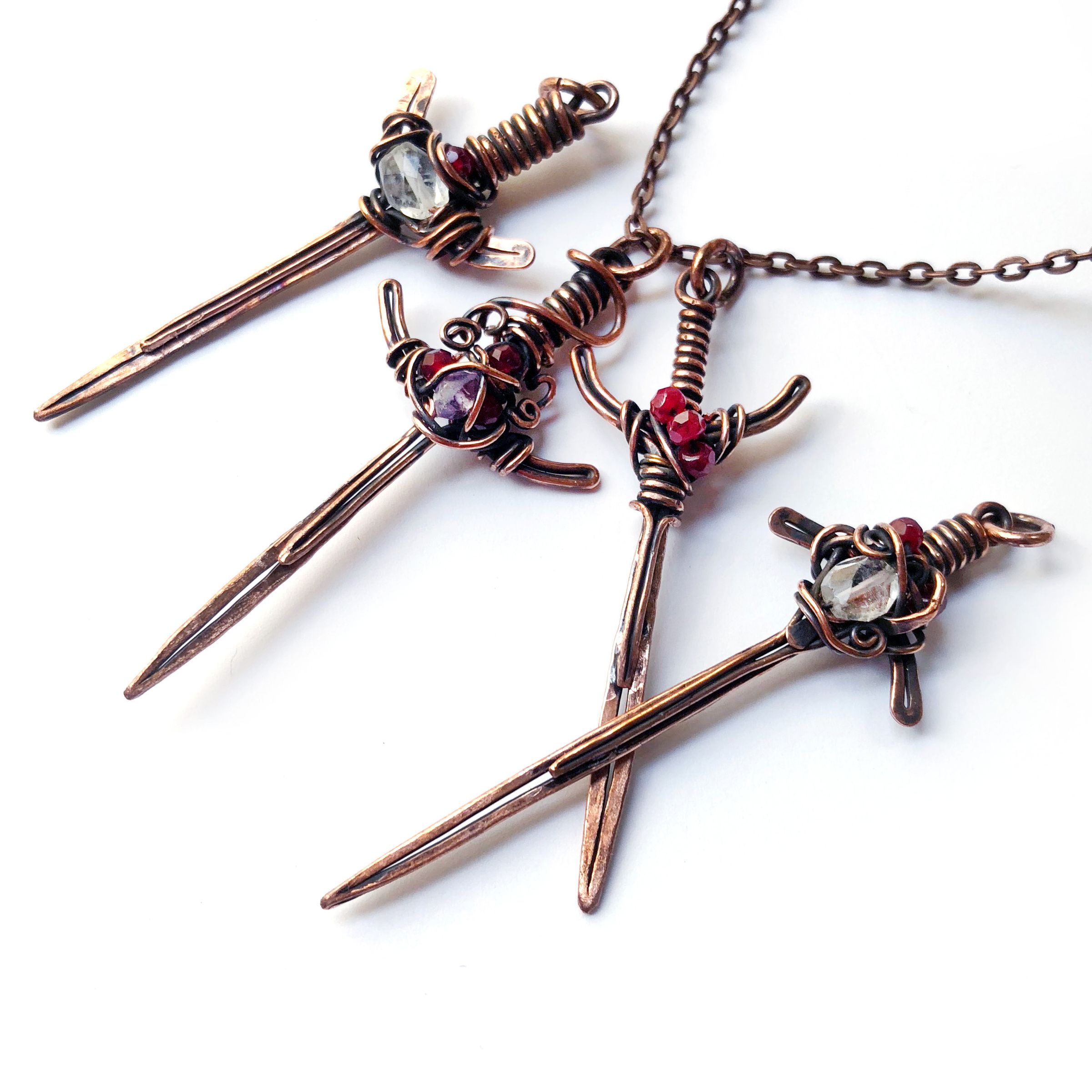 Sword Pendant Wire Wrapped Jewelry : 26 Steps (with Pictures ...