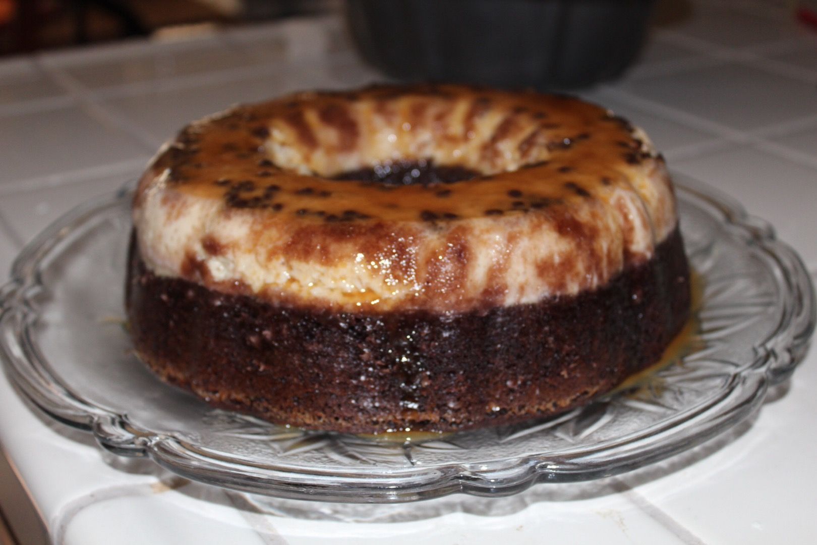Magic Choco-Flan / Chocolate Cake and Flan : 6 Steps (with Pictures ...