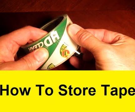 How to Store Tape - Instructables