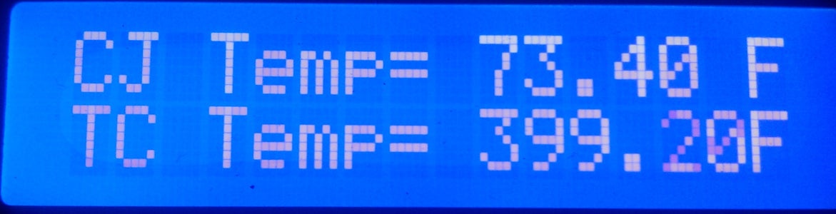 Arduino Type K Temperature Indicator : 3 Steps - Instructables Arduino Type K Temperature Indicator : 3 Steps - Instructables