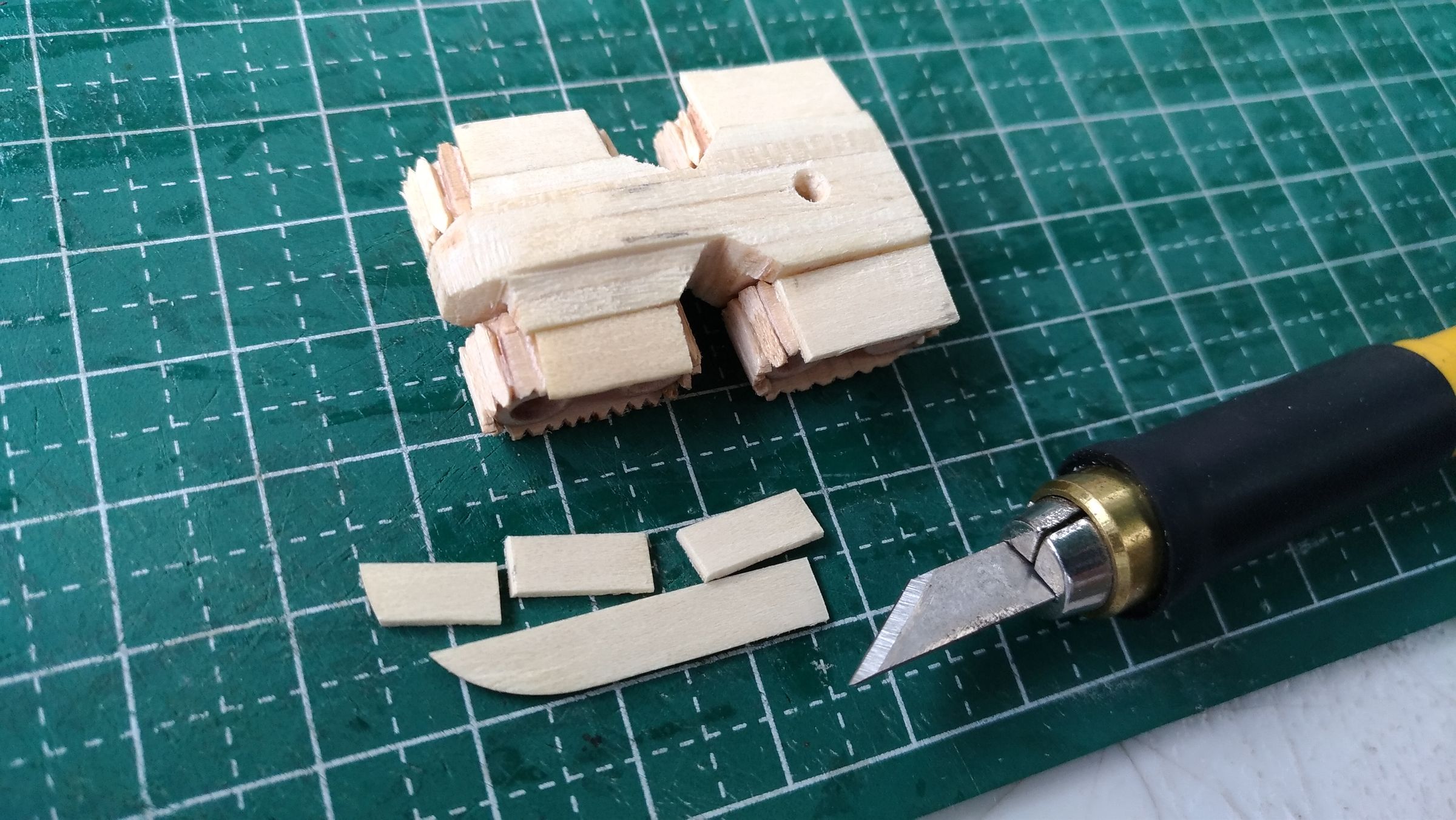 Starcraft 1 Terran Siege Tank Mini Popsicle Stick Model : 5 Steps (with ...