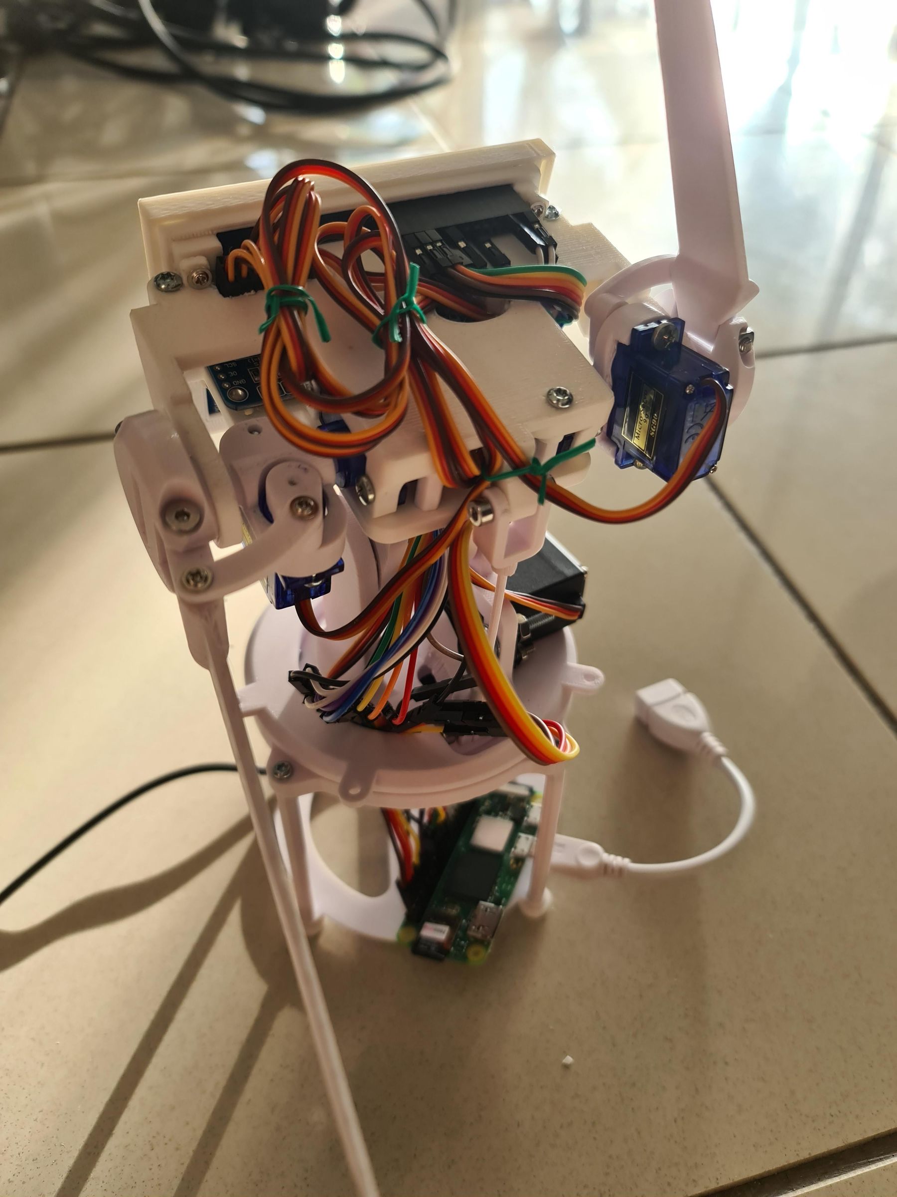 Raspberry Pi Robot With Google Assistant Expresing Robotic Emotions ...