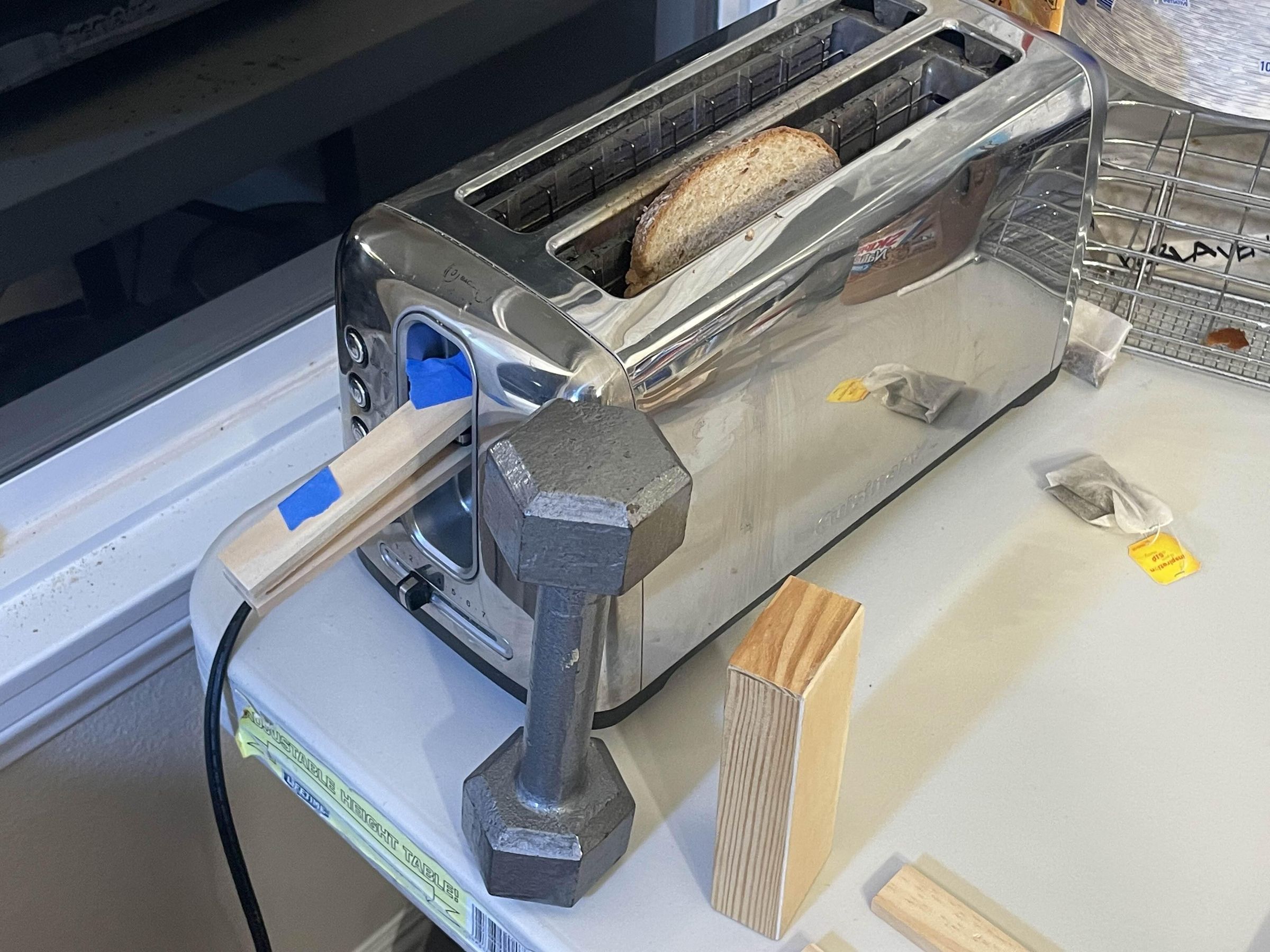 Making Toast, Rube Goldberg Style! : 10 Steps - Instructables