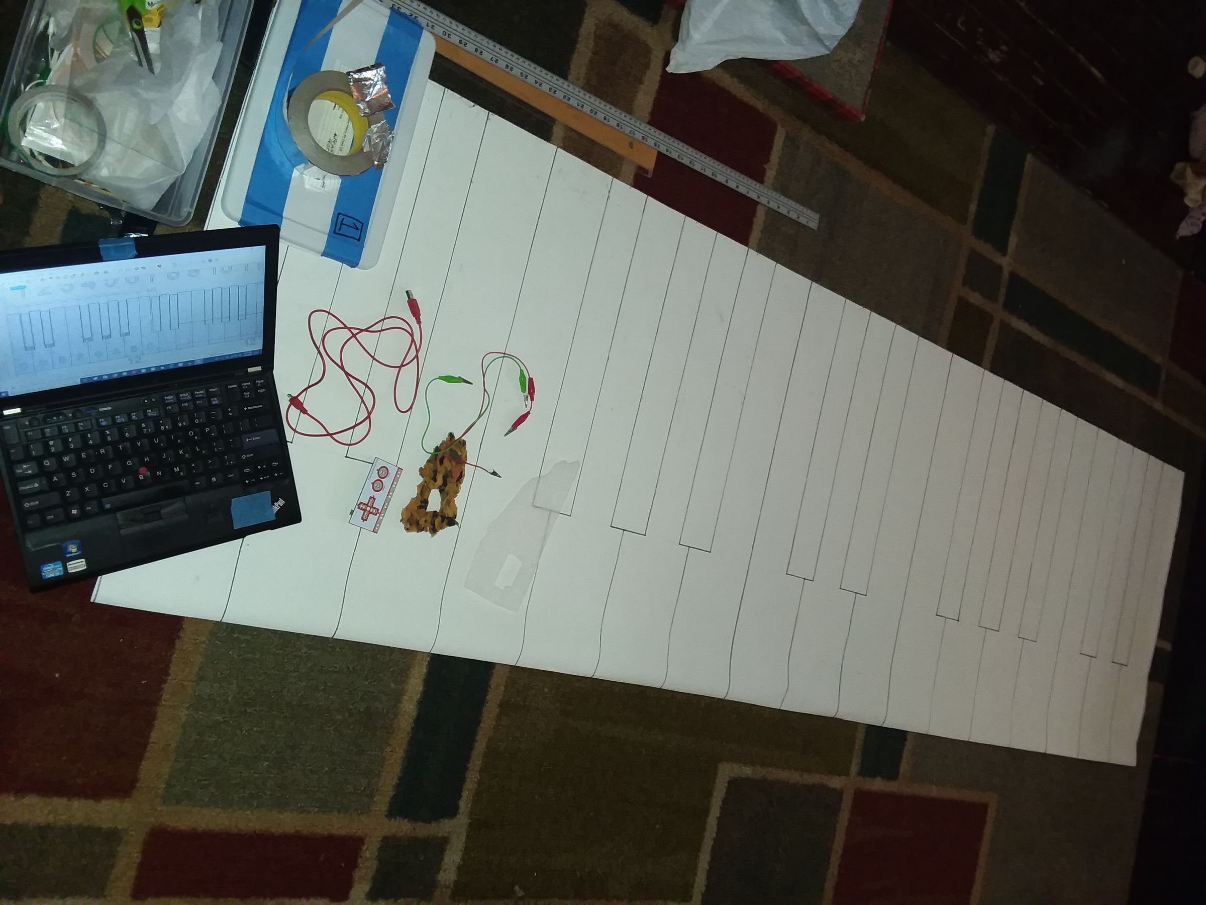 2x MakeyMakey Floor Piano : 9 Steps - Instructables
