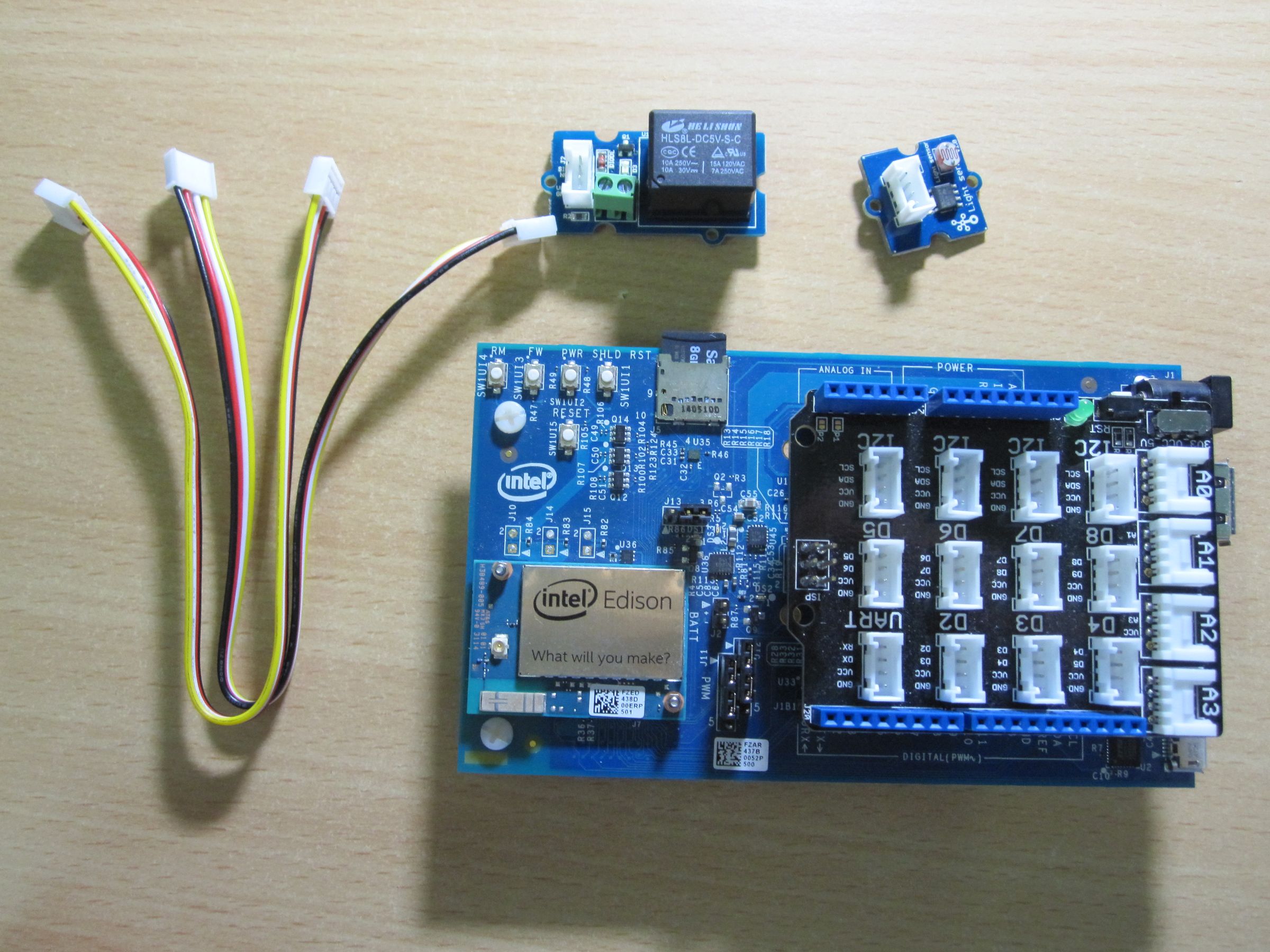 Home Automation: Control Relay Base on Light Sensor (Intel Edison) : 4 ...