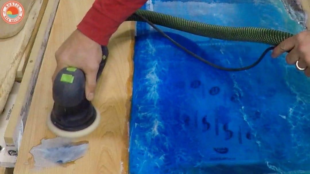 How to Make Epoxy Resin Ocean Art With Waves : 14 Steps (with Pictures ...