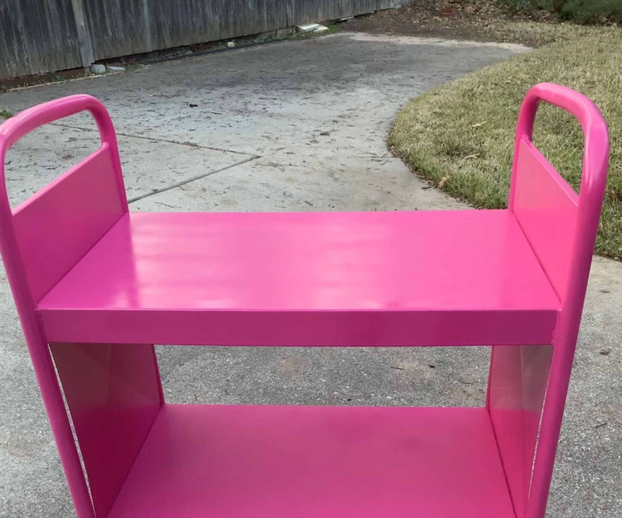 Pink Painted Library Cart : 3 Steps - Instructables