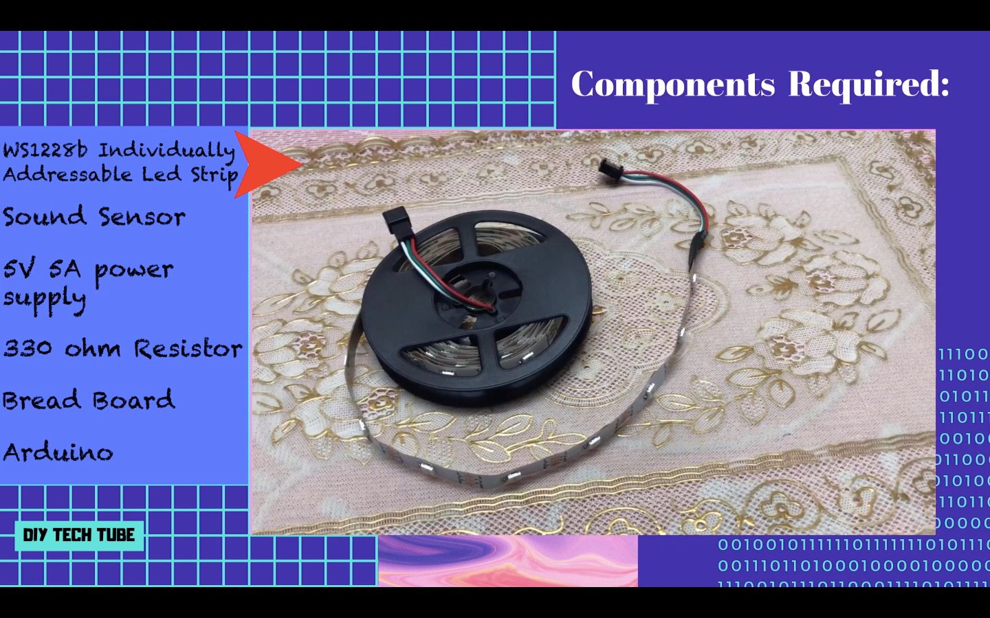 Music Reactive RGB LED Strip With Code| WS1228b | Using Arduino ...