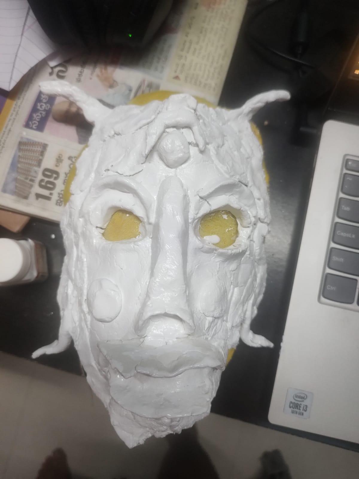 Tribal Mask Using Air Dry Clay : 6 Steps - Instructables