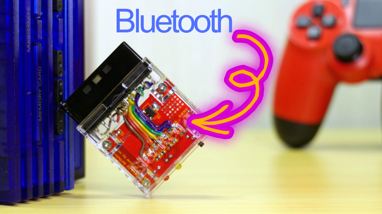 How to Make a PS2 Bluetooth Adapter Use Any Bluetooth Controller on ...