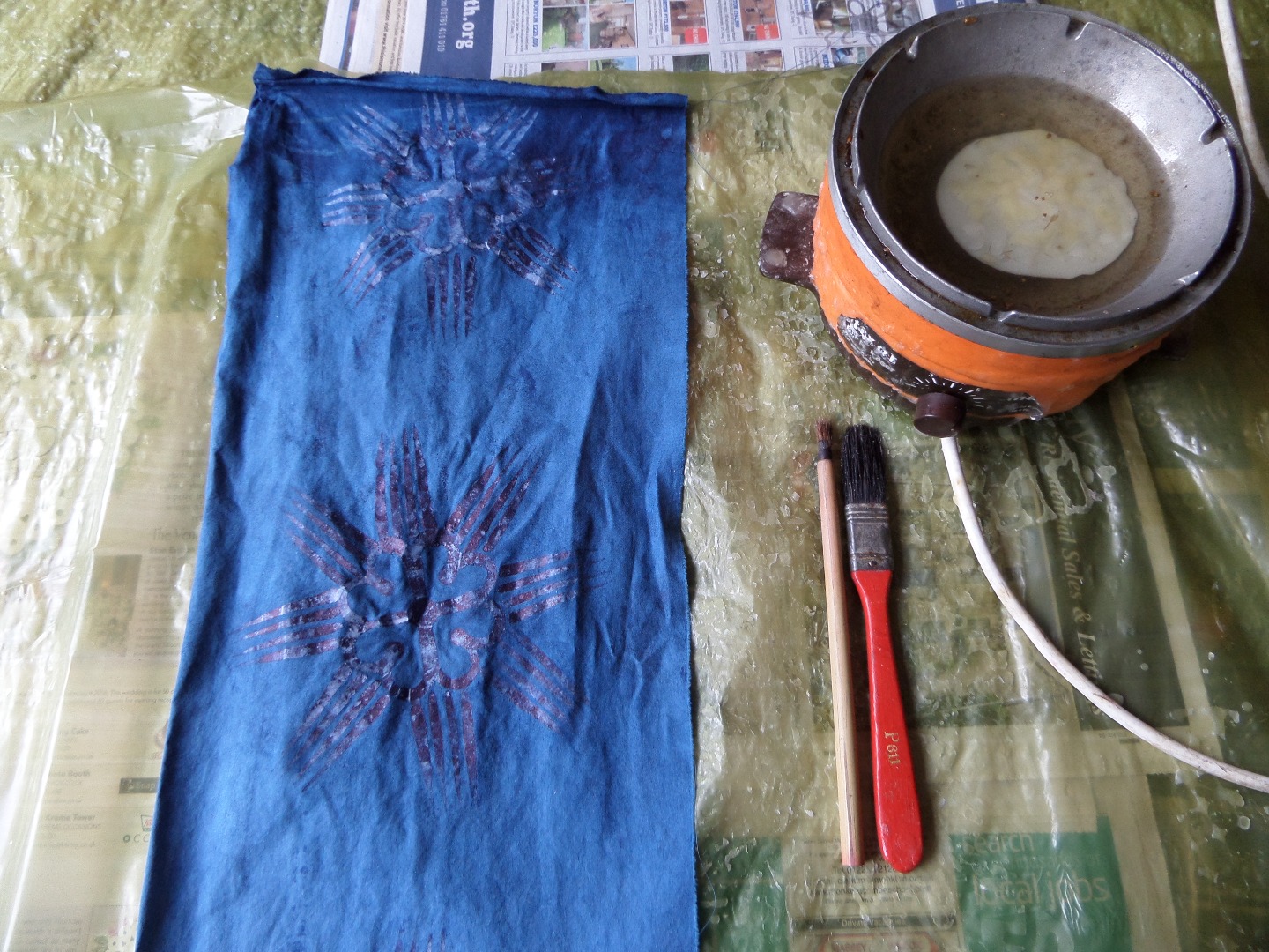 Batik "Potato Masher" Duvet Cover : 14 Steps (with Pictures ...