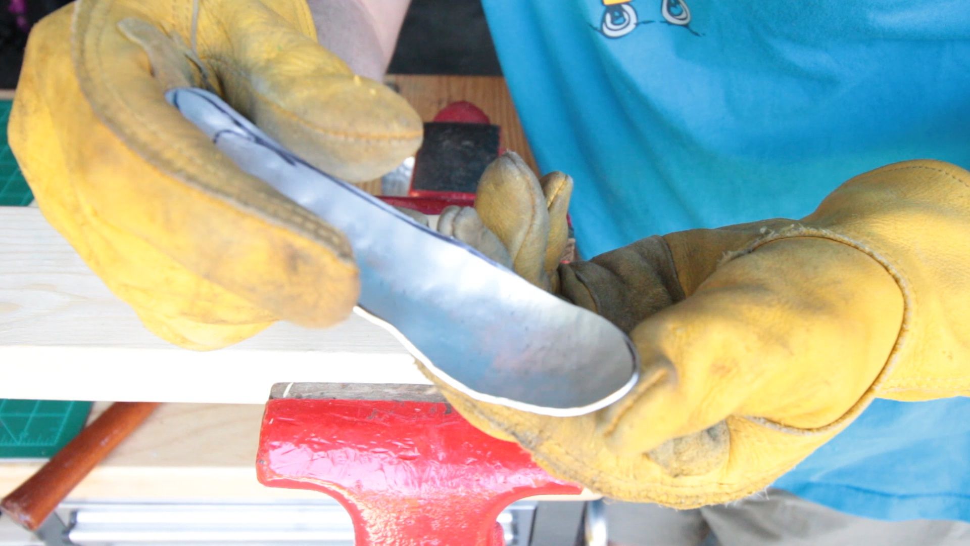 SHAPING SHEET METAL WITH a BALL PEEN HAMMER AND WOOD : 10 Steps (with ...