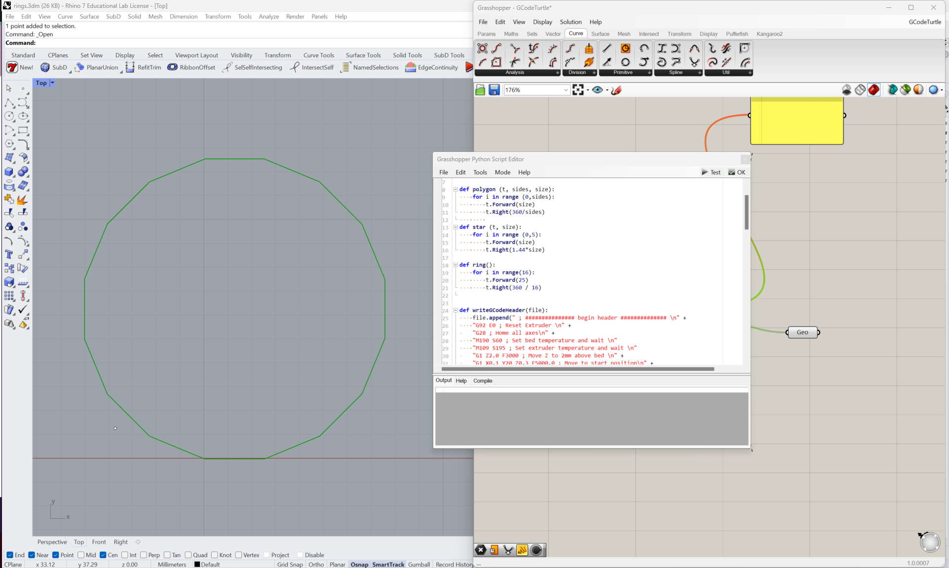Week 5 - GCode Rings : 4 Steps (with Pictures) - Instructables