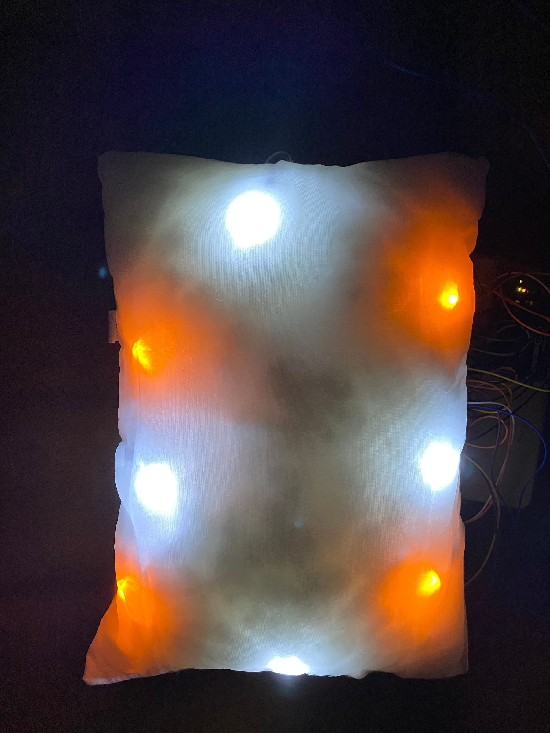 Flowing LED Lights Pillow : 4 Steps - Instructables