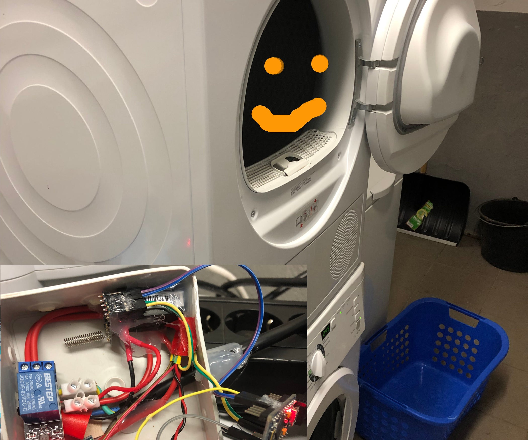 EndOftheLine: Arduino Washing Machine/Dryer Monitor : 3 Steps - Instructables