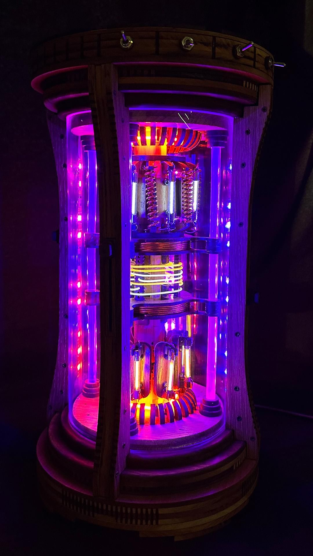 Wooden Reactor Simulator: Nightlight, Desk Lamp, Sound Simulation and ...