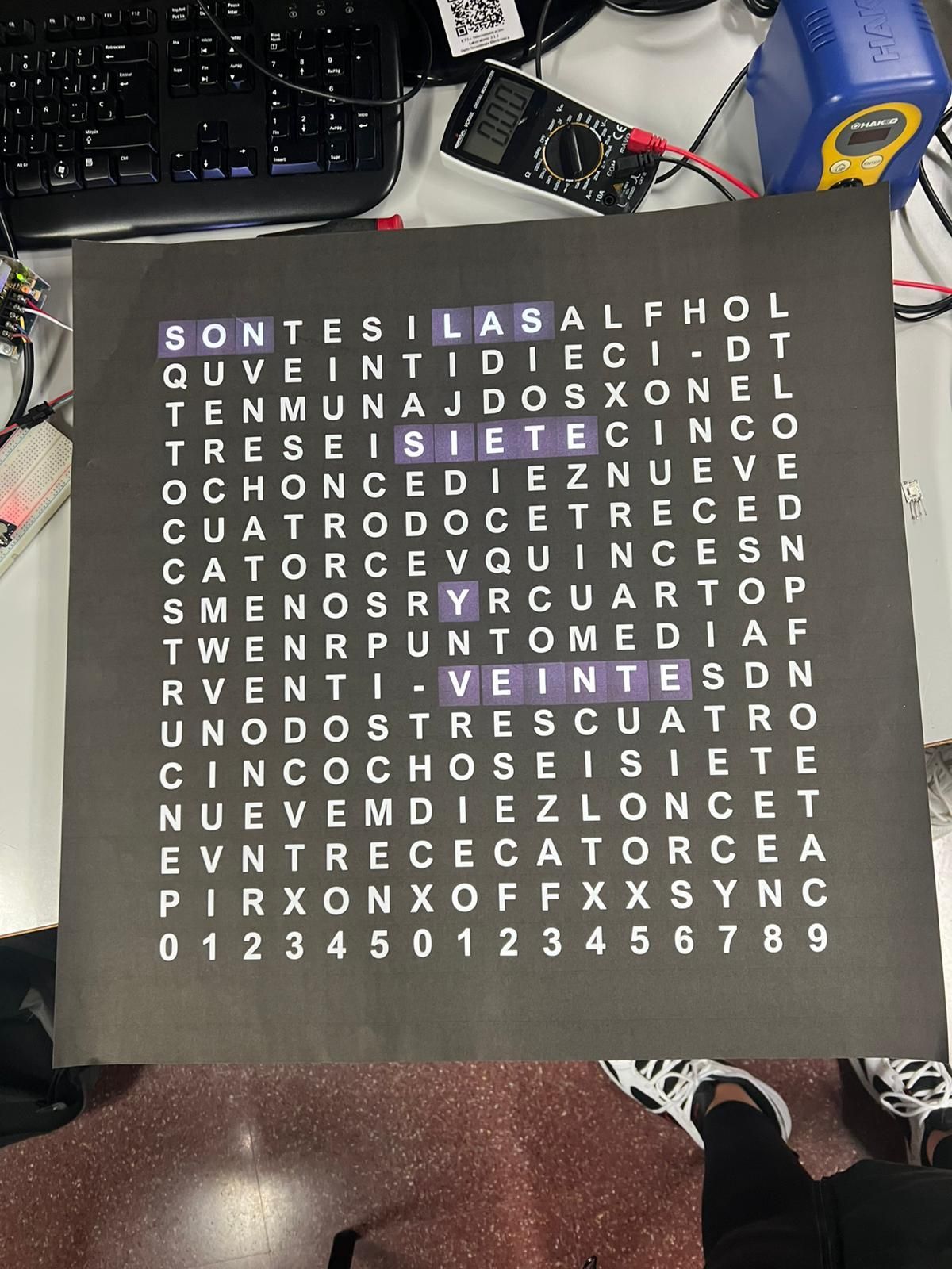 Word Clock With Arduino : 5 Steps - Instructables