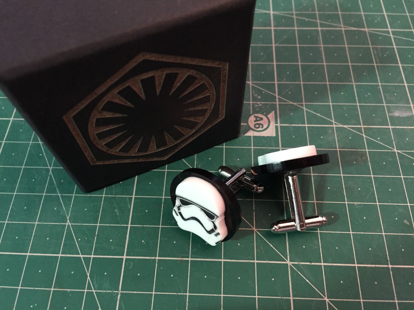 First Order Stormtrooper Cuff Links. : 7 Steps (with Pictures ...