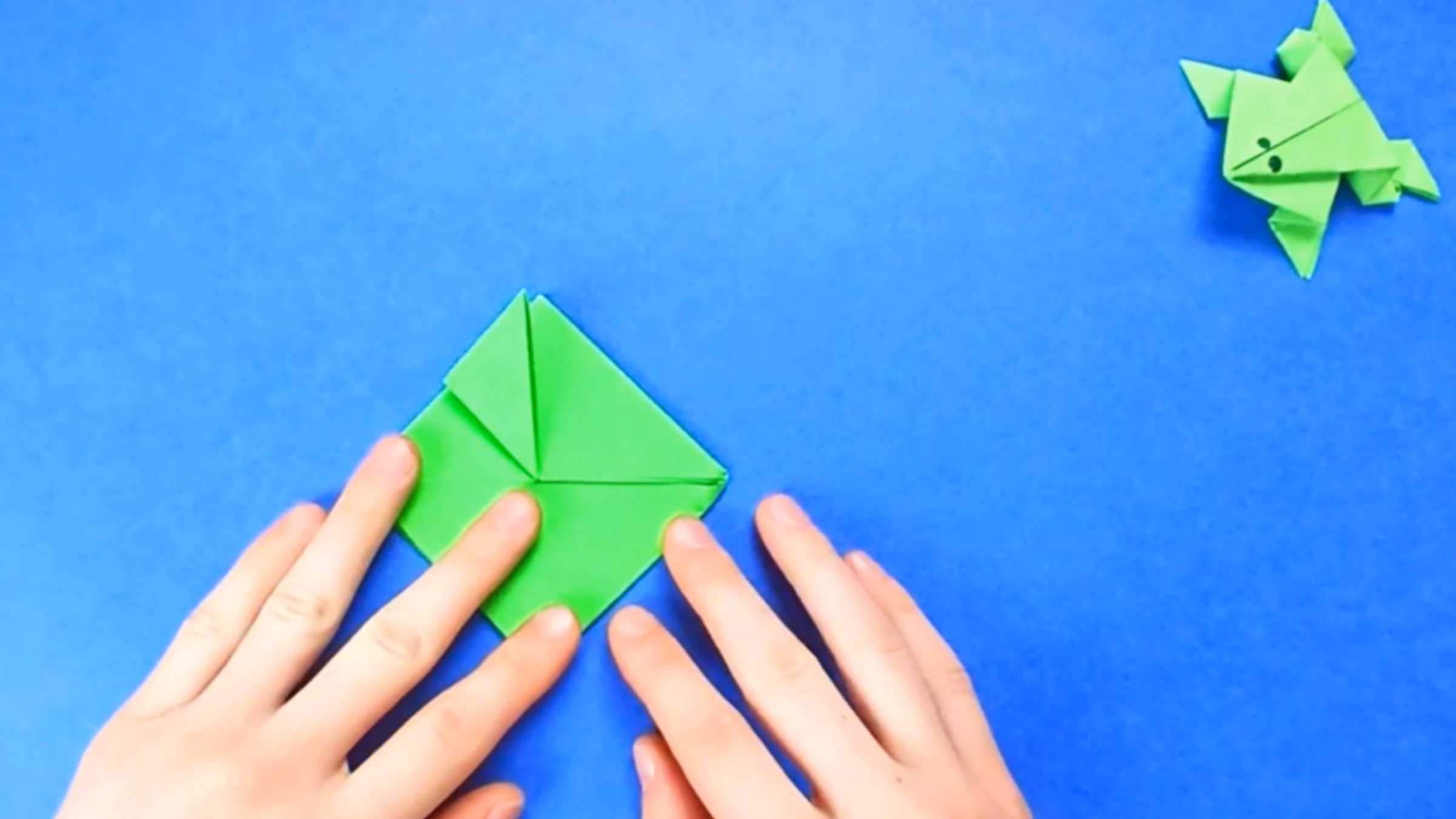 How to Make a Jumping Paper Frog? : 36 Steps (with Pictures ...