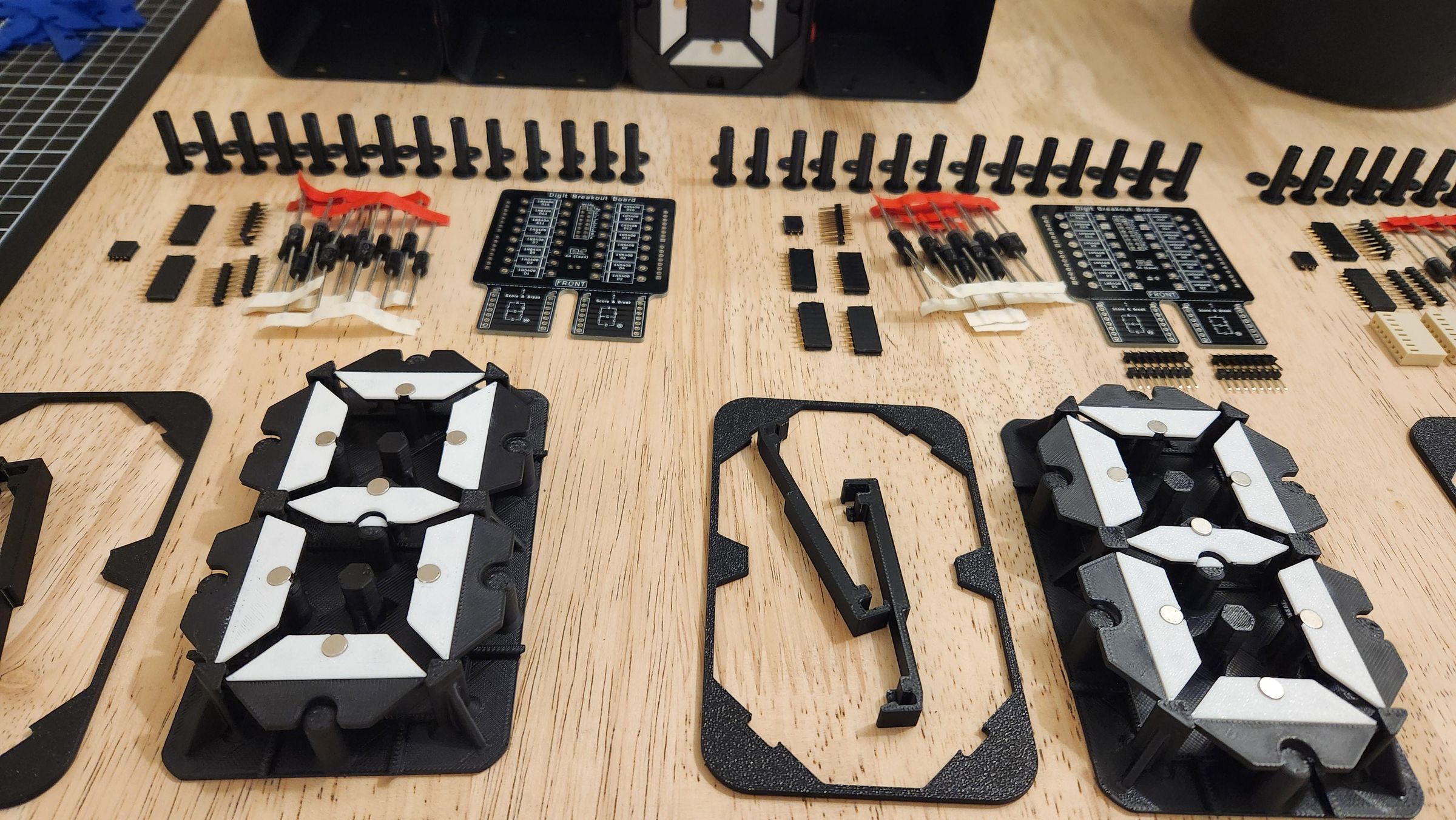 3D Printed Electromechanical 7-Segment Display : 34 Steps (with ...
