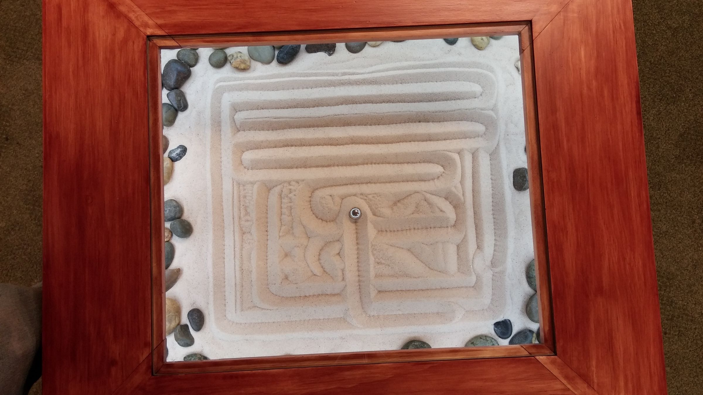 Zen Garden CNC End Table : 19 Steps (with Pictures) - Instructables