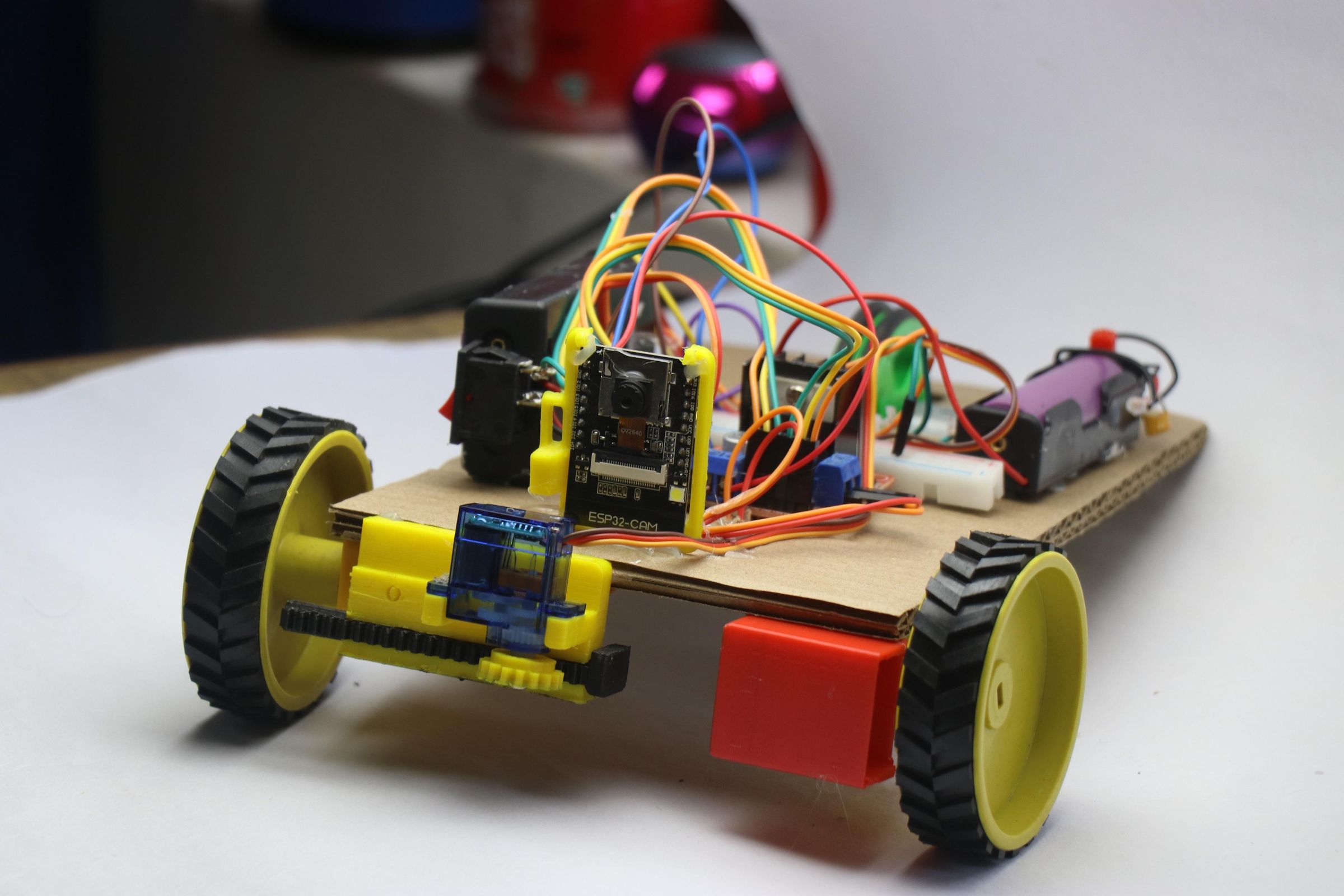 Make Wi-Fi Controlled Robotic Camera Car With Gripper : 6 Steps (with ...