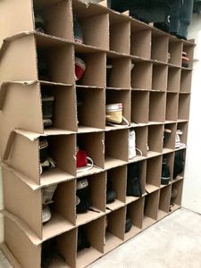Cardboard Shoe Rack : 6 Steps - Instructables