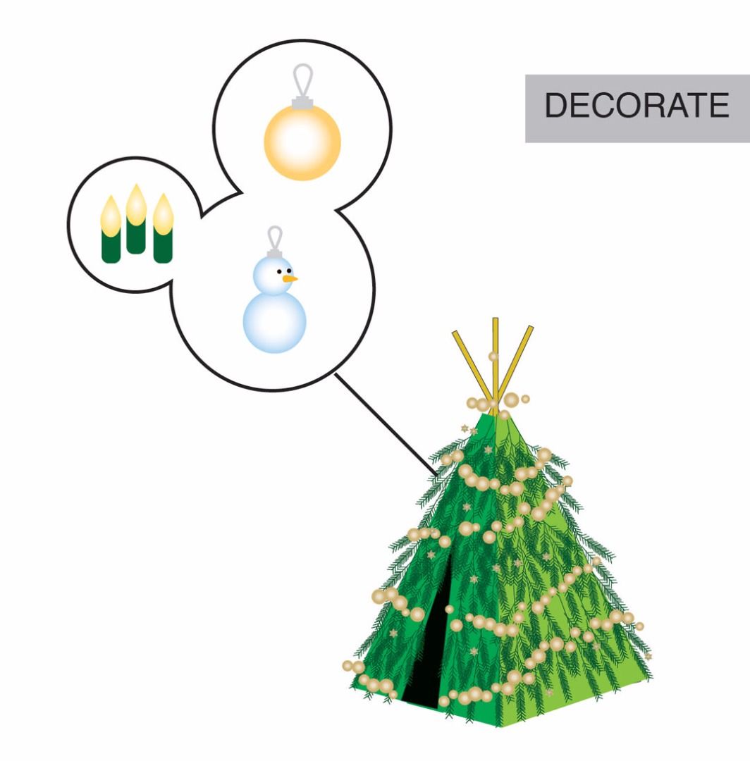 Tipi Christmas Tree : 5 Steps (with Pictures) - Instructables