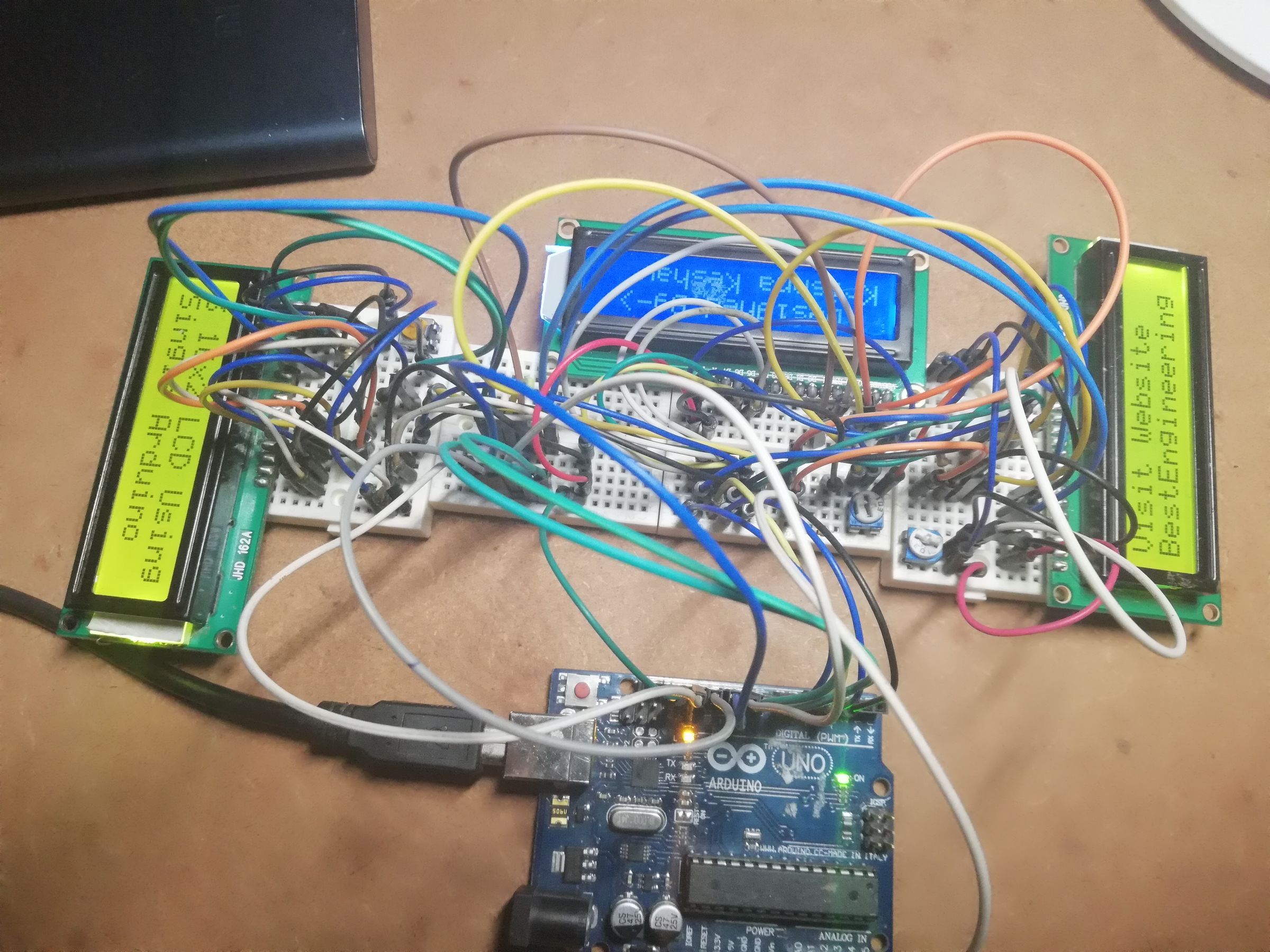 Interface Multiple LCD to Arduino Uno Using Common Data Line : 5 Steps ...