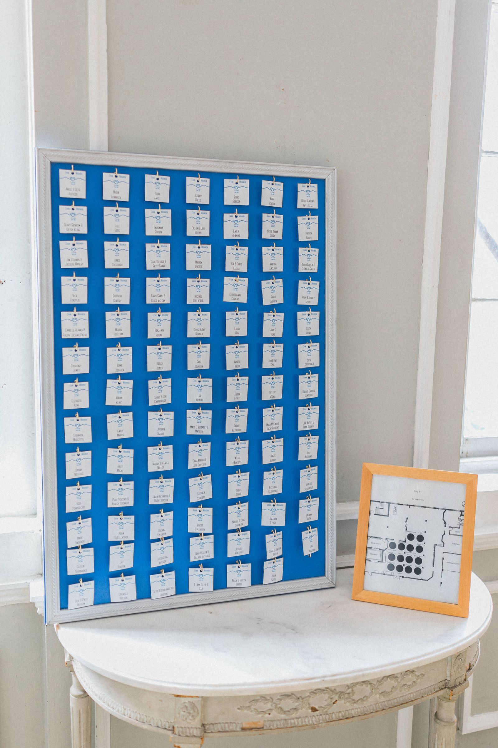 Wedding Guest Seating Display Board (& Post-wedding Mod) : 5 Steps ...