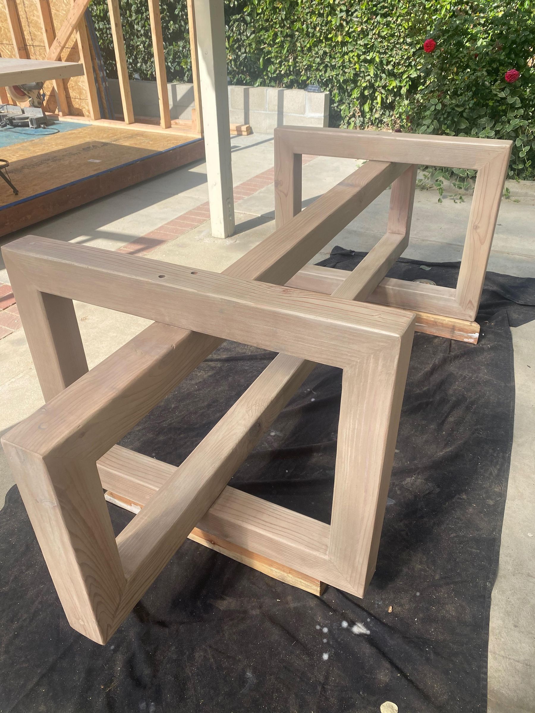 Geometric Dining Table Build “Concrete” : 8 Steps (with Pictures ...