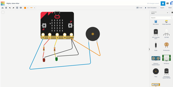 Sound & LED Microbit Using Tinkercad Bunyi & LED Microbit Di Aplikasi ...