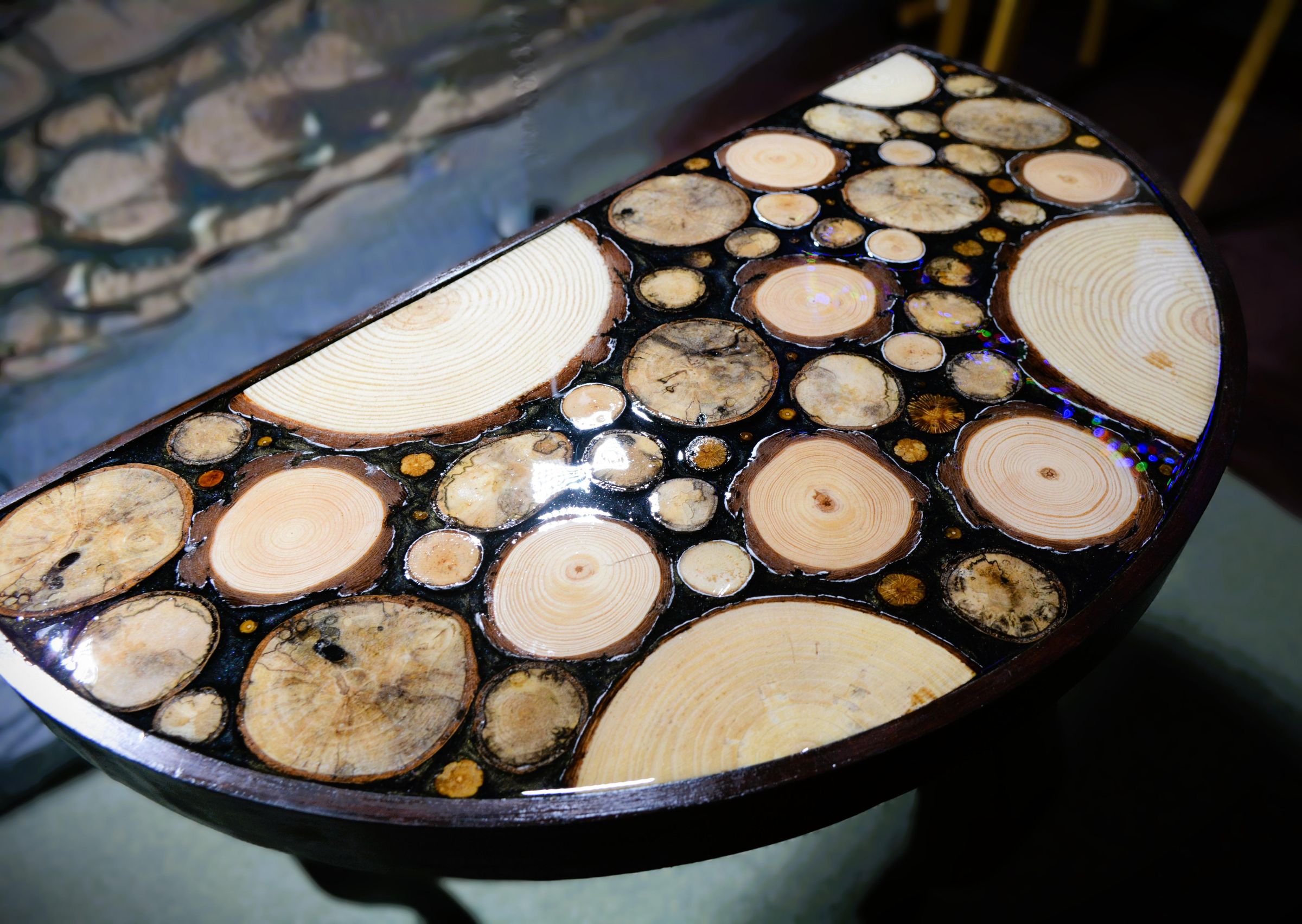 Epoxy Resin and Wood Slices Table- Easy, No Fuss and Only Few Steps : 8 ...