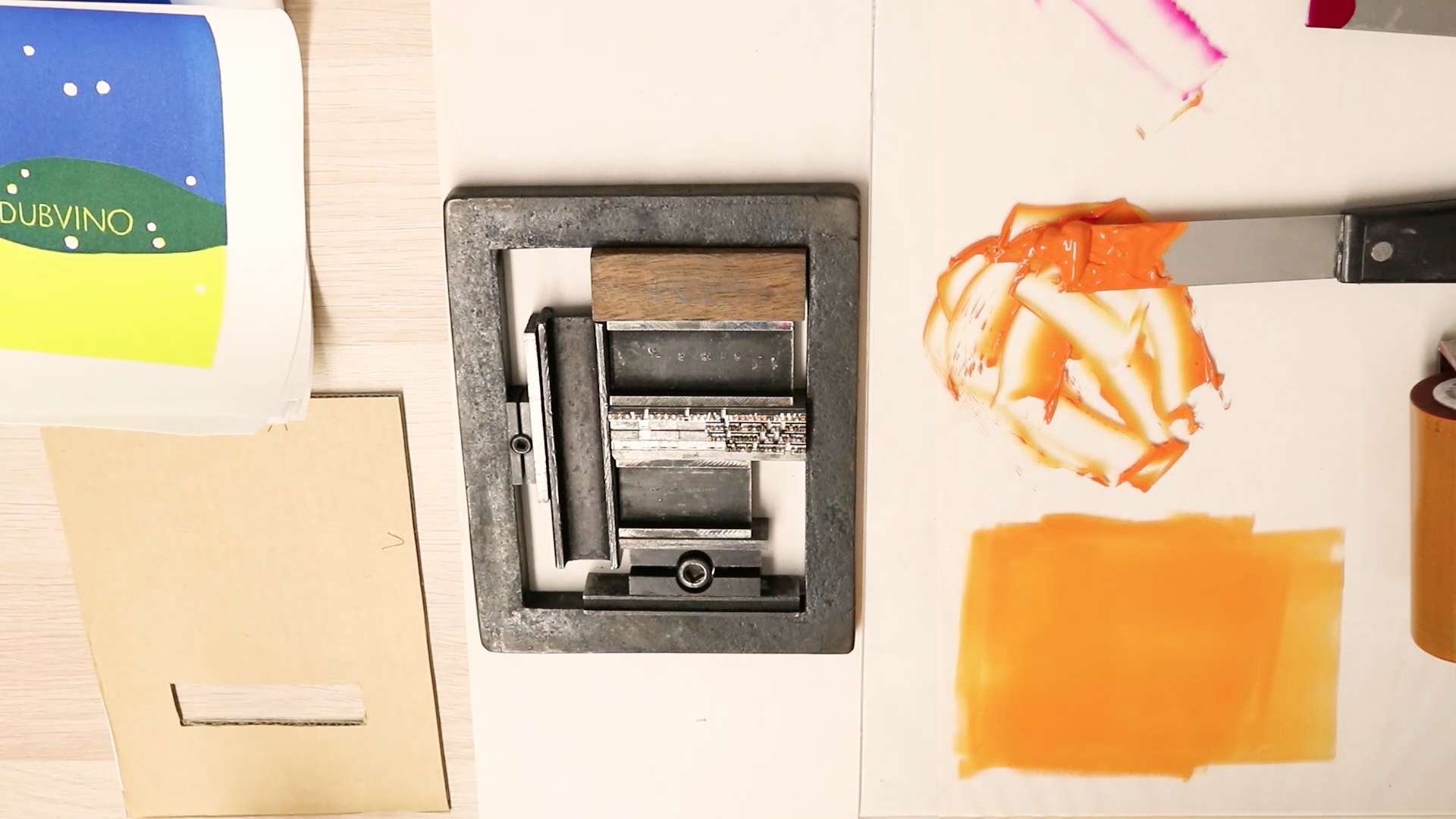 Make a Two-colour Linocut Relief Print : 12 Steps (with Pictures ...